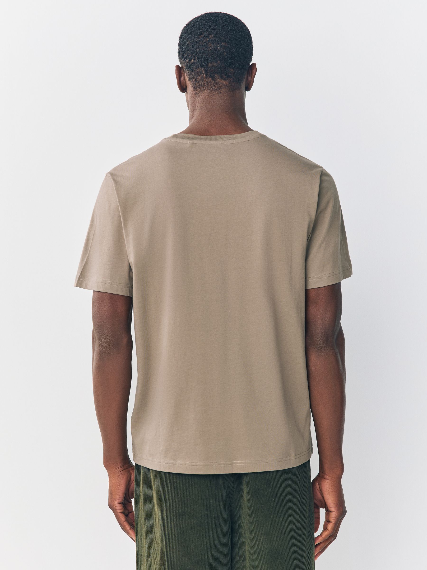 Buy Neutral Stone Regular Fit Stag T-Shirt from Next Australia