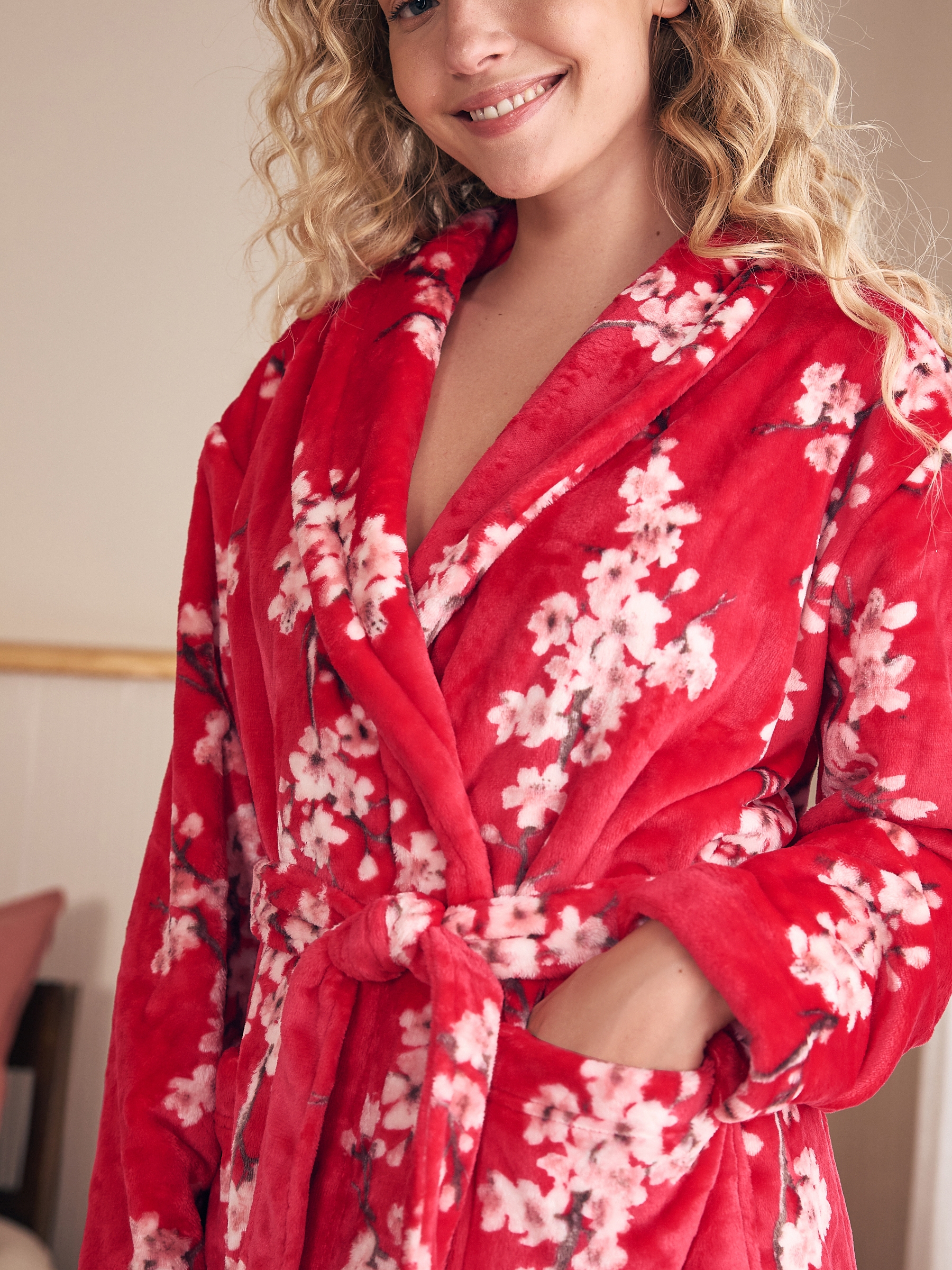 Buy Bath & Body Works Red Cherry Blossom Cosy Robe from Next Ireland