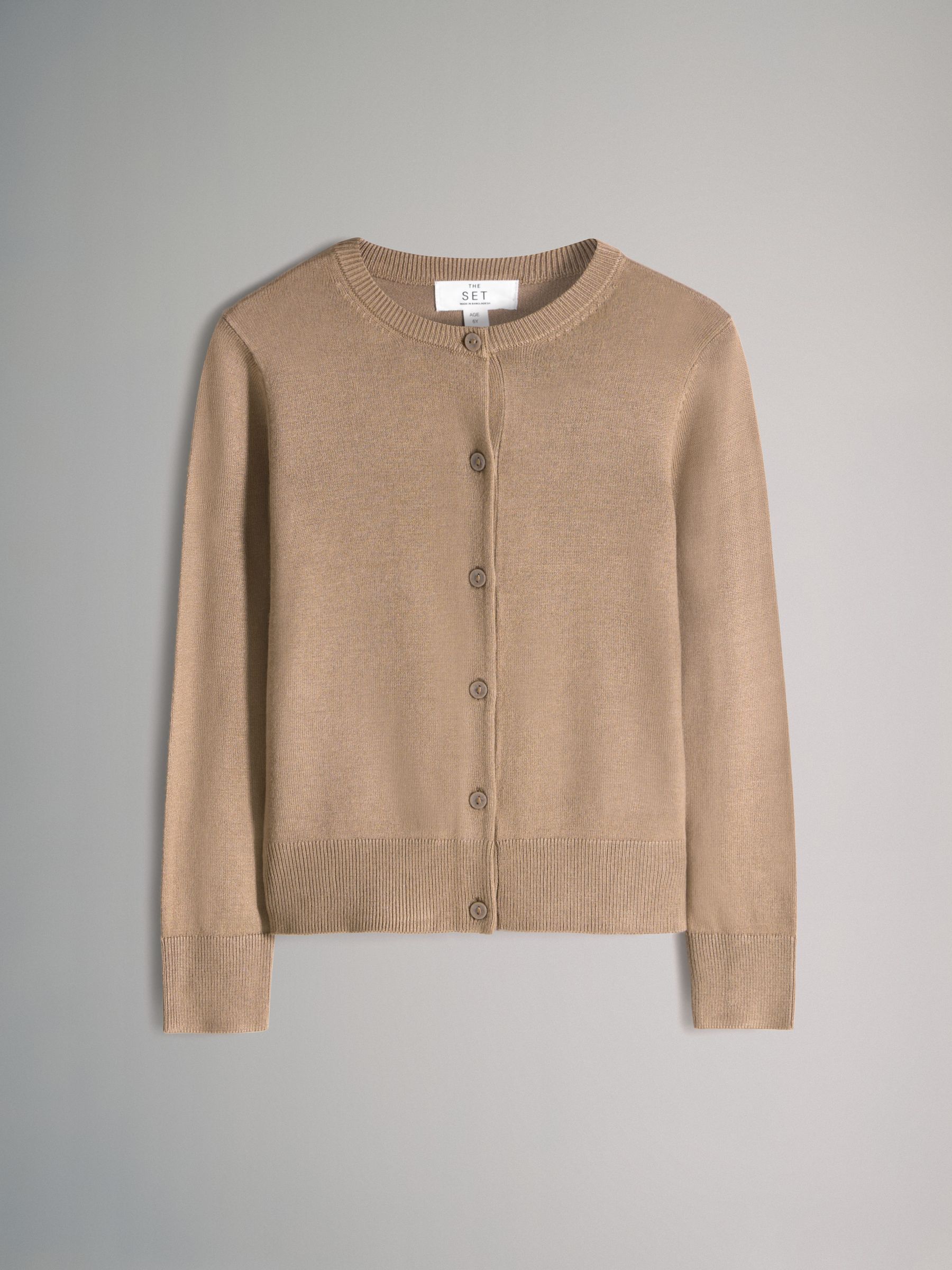 Buy The Set 3 Pack Knitted Cardigans Black/Cream/Brown from the Next UK ...