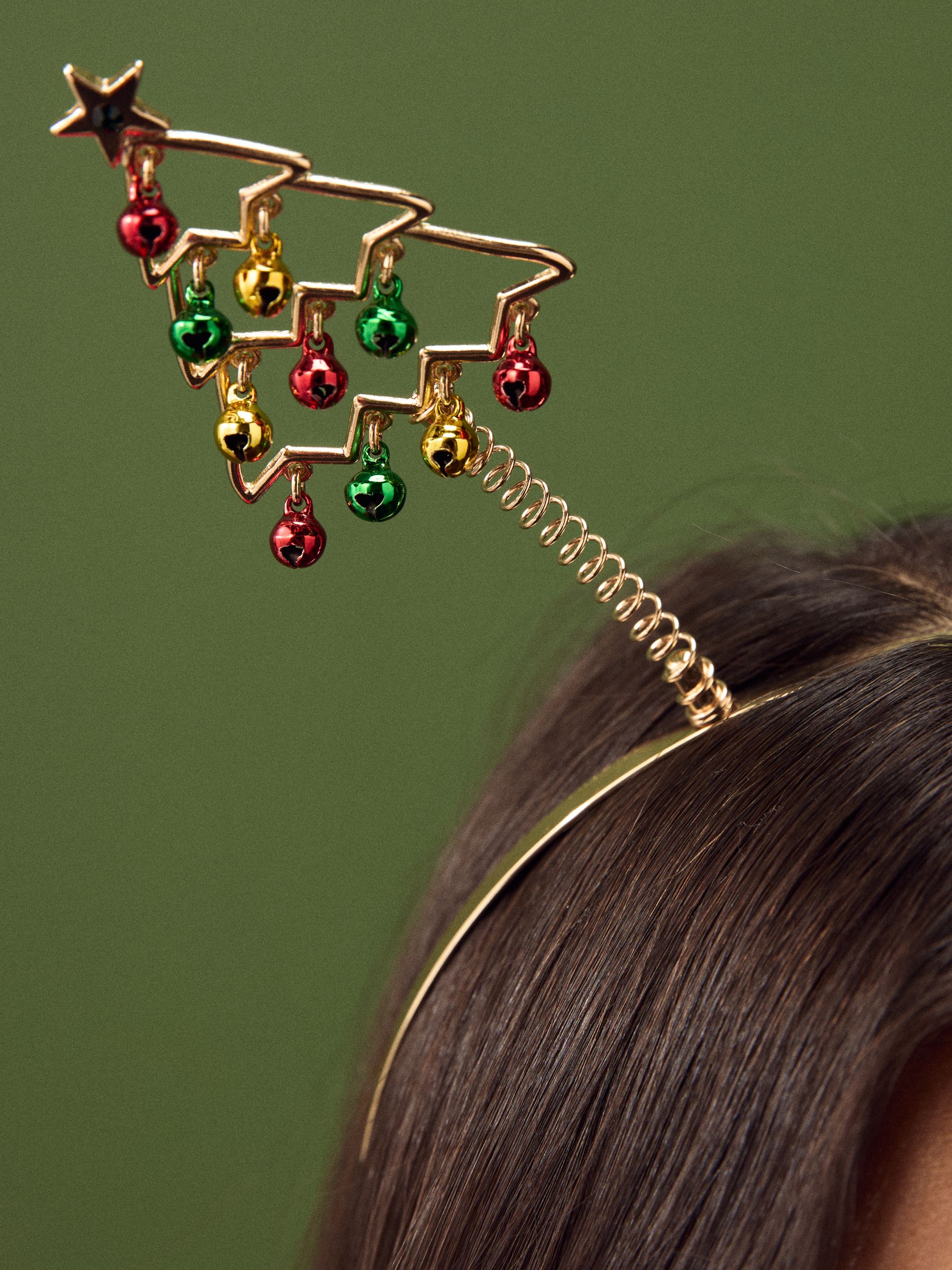 Buy Gold Tone Christmas Tree Jingle Bopper Headband from the Next UK ...