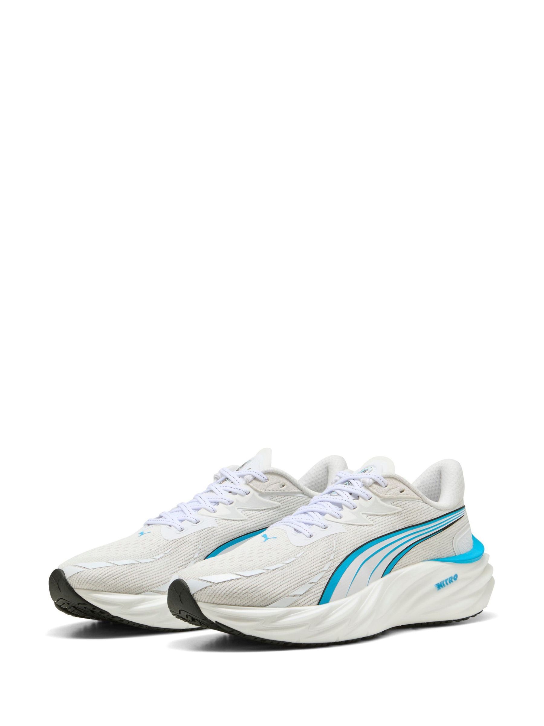Buy Puma Grey/Blue Mens Velocity Nitro 4 Trainers from Next Netherlands