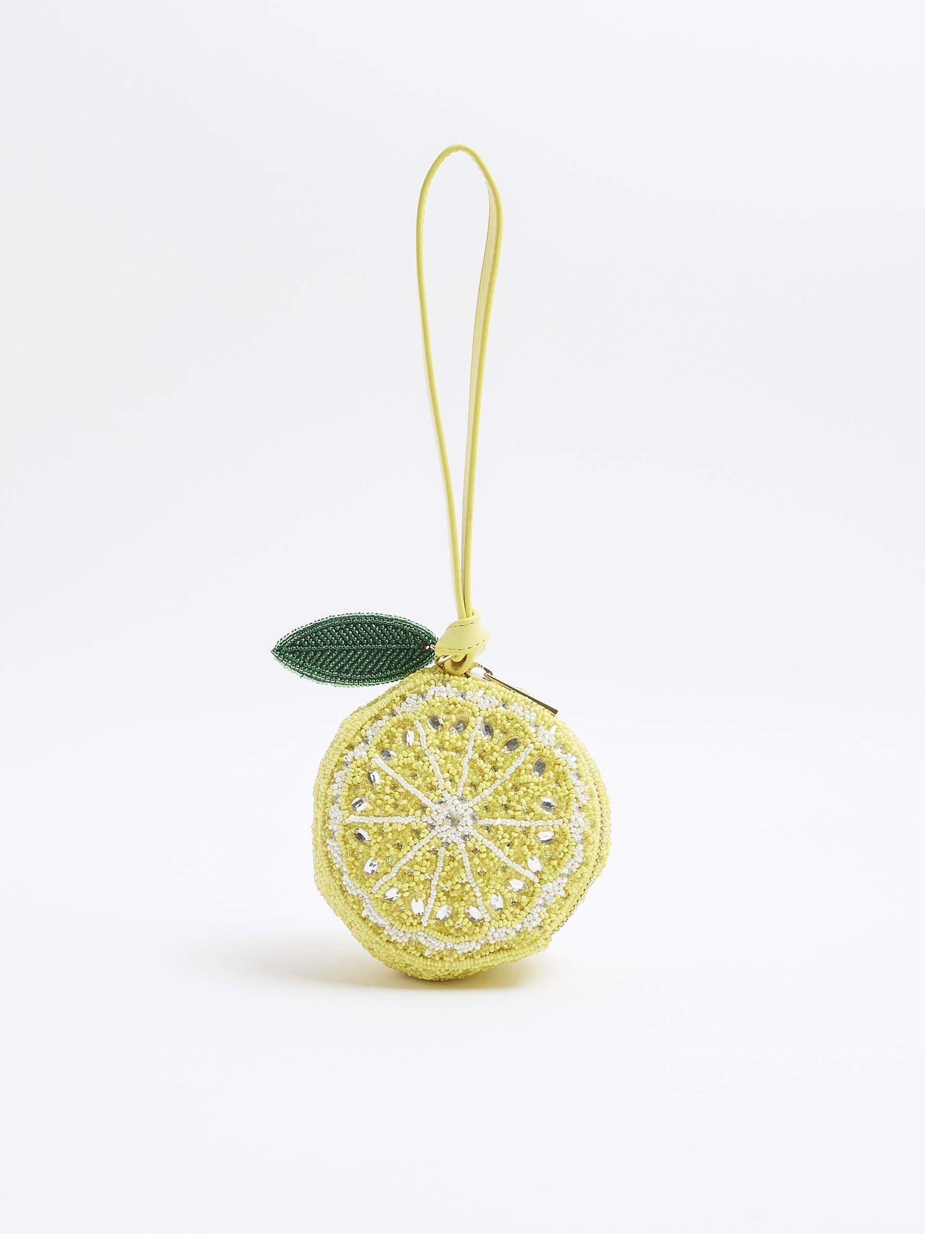 Buy River Island Yellow Beaded Lemon Bag from the Next UK online shop