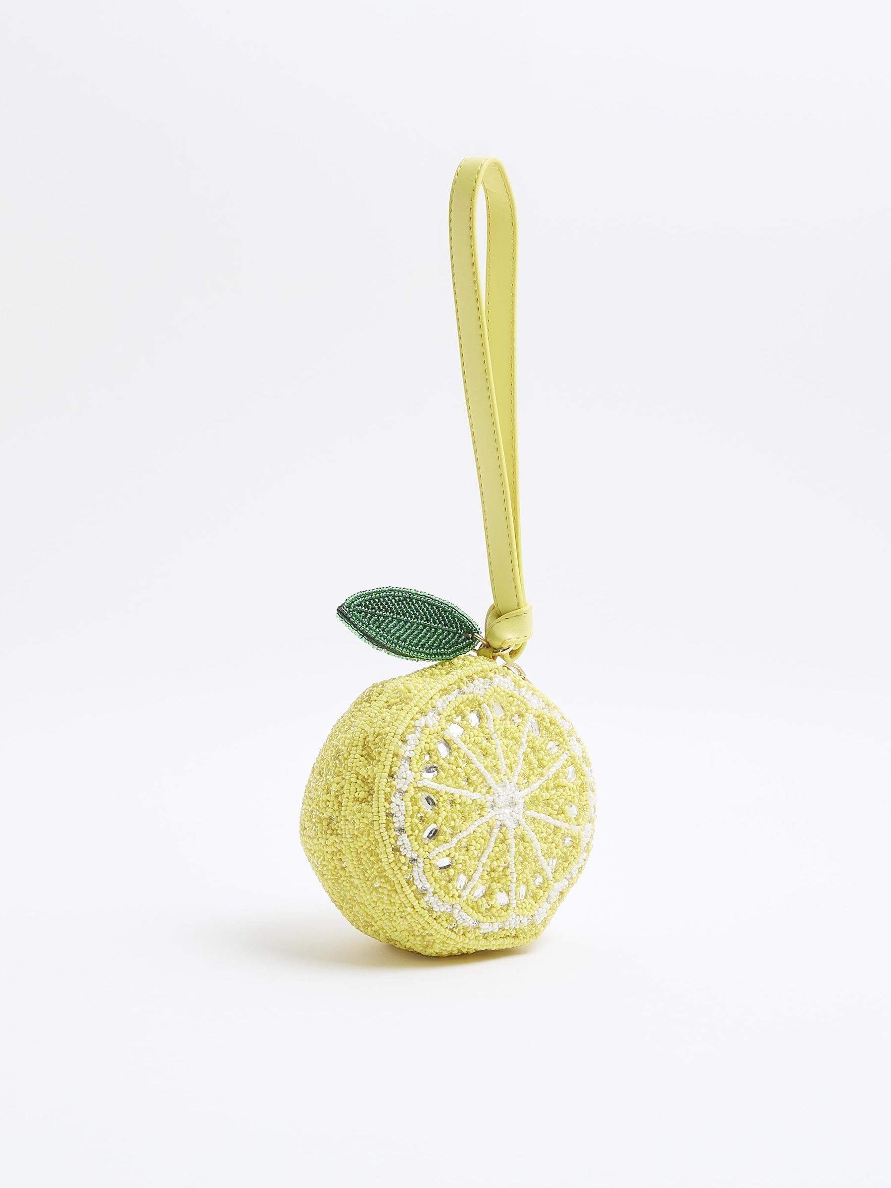 Buy River Island Yellow Beaded Lemon Bag from the Next UK online shop