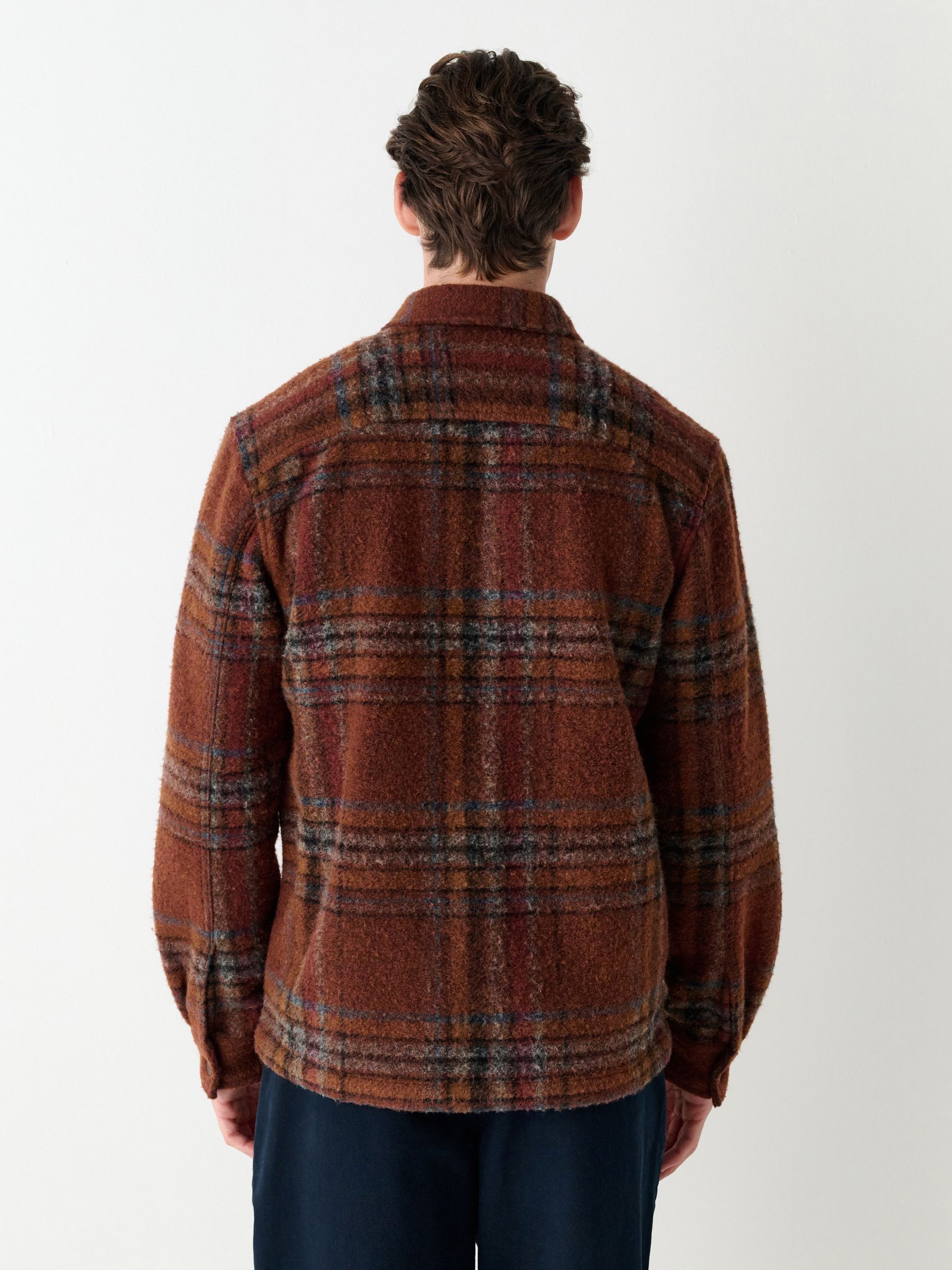 Buy Rust Brown - Check Shacket from Next France