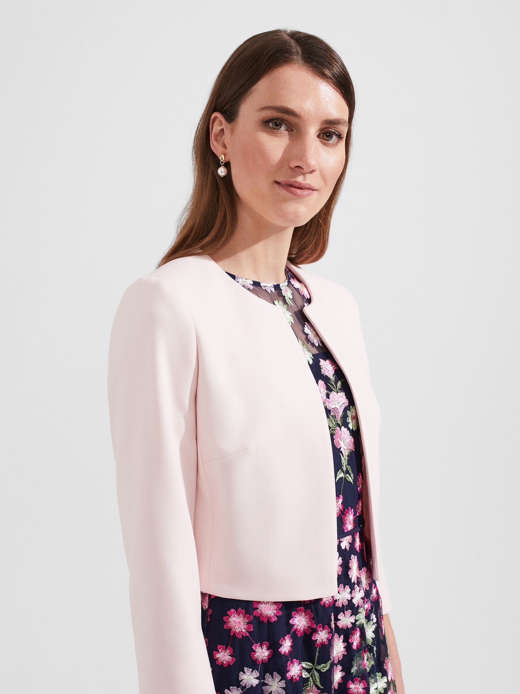 Buy Hobbs Pink Elize Jacket from the Next UK online shop
