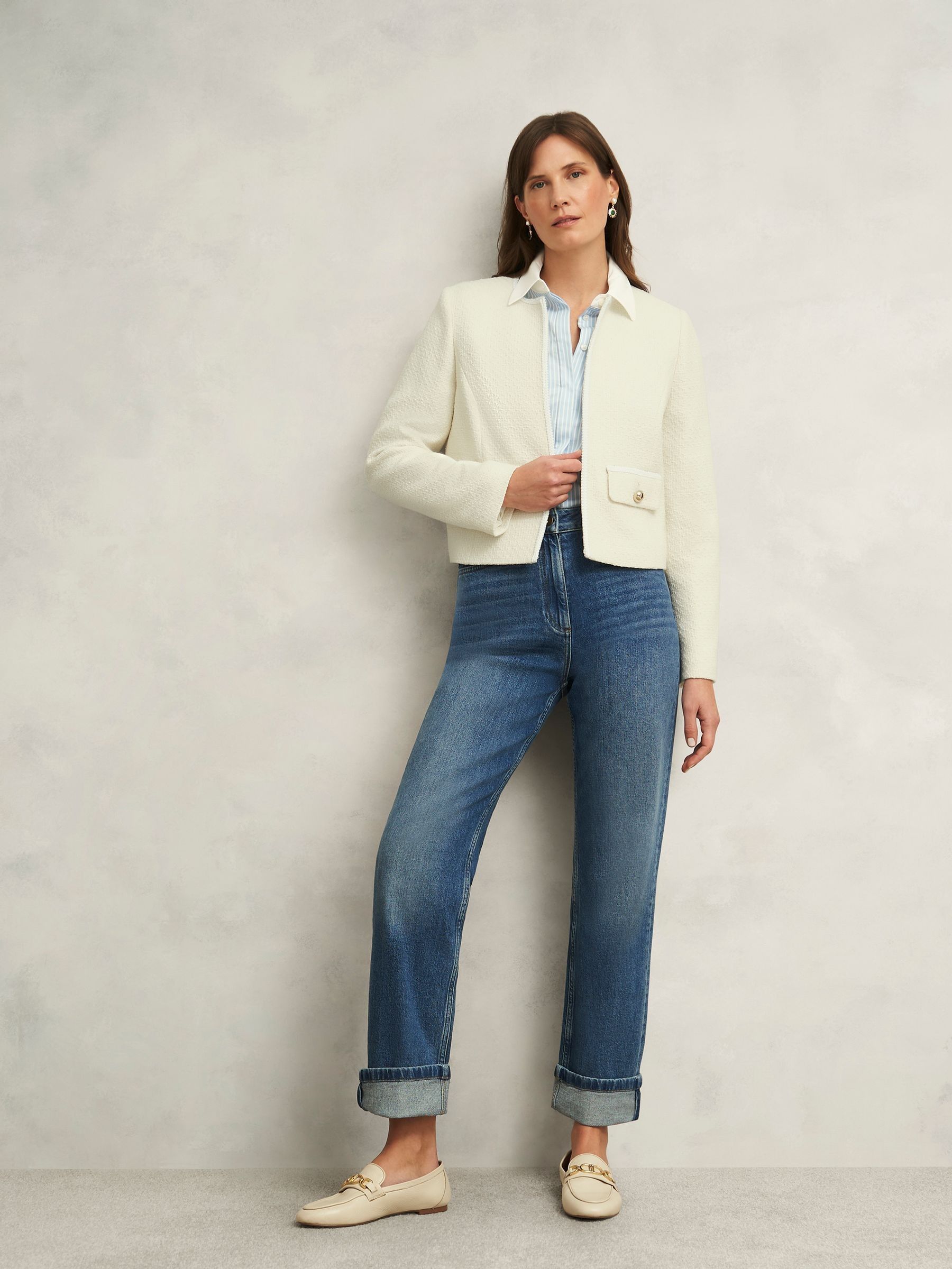 Buy Hobbs Cream Hattie Jacket from the Next UK online shop