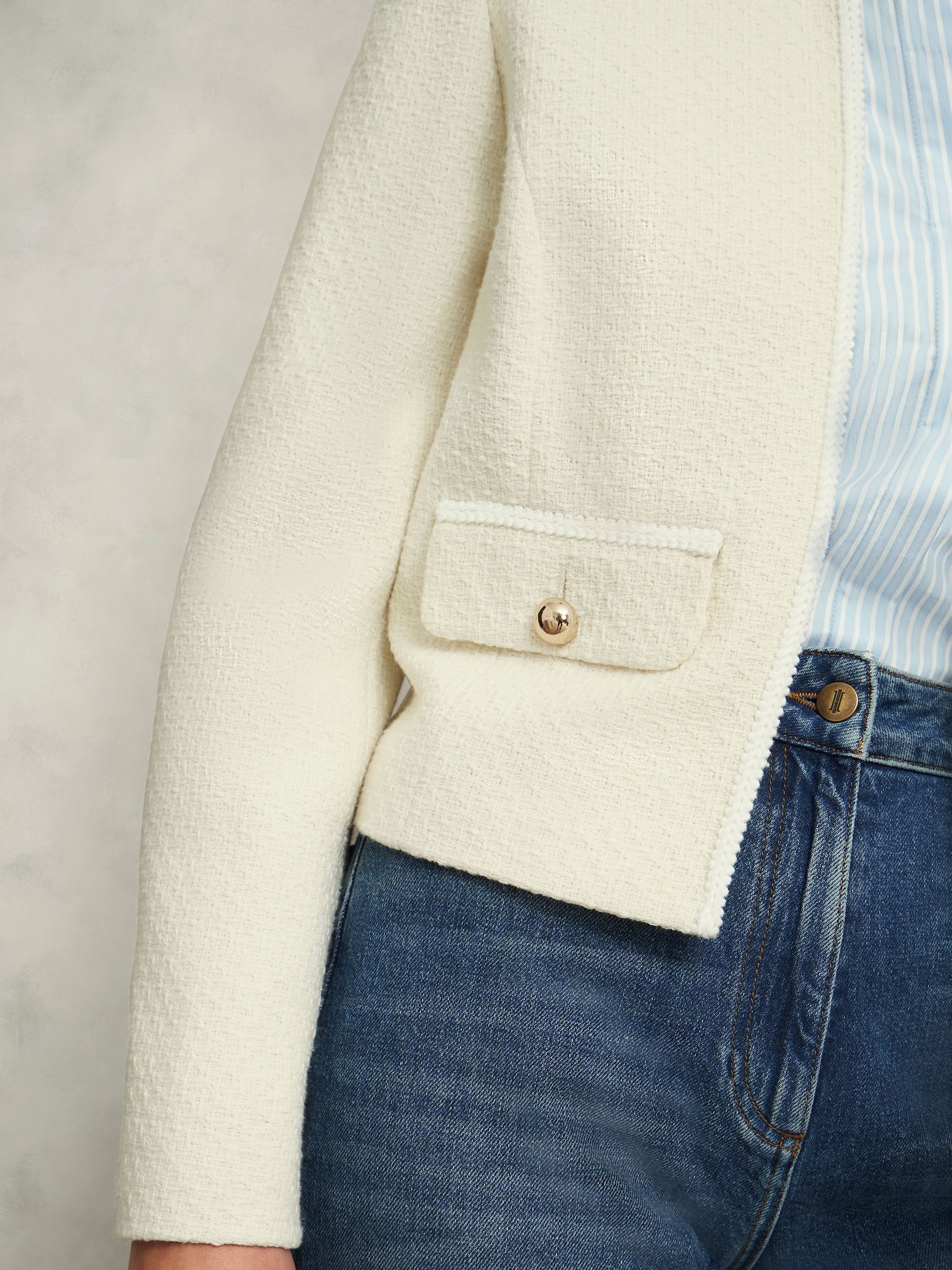 Buy Hobbs Cream Hattie Jacket from the Next UK online shop