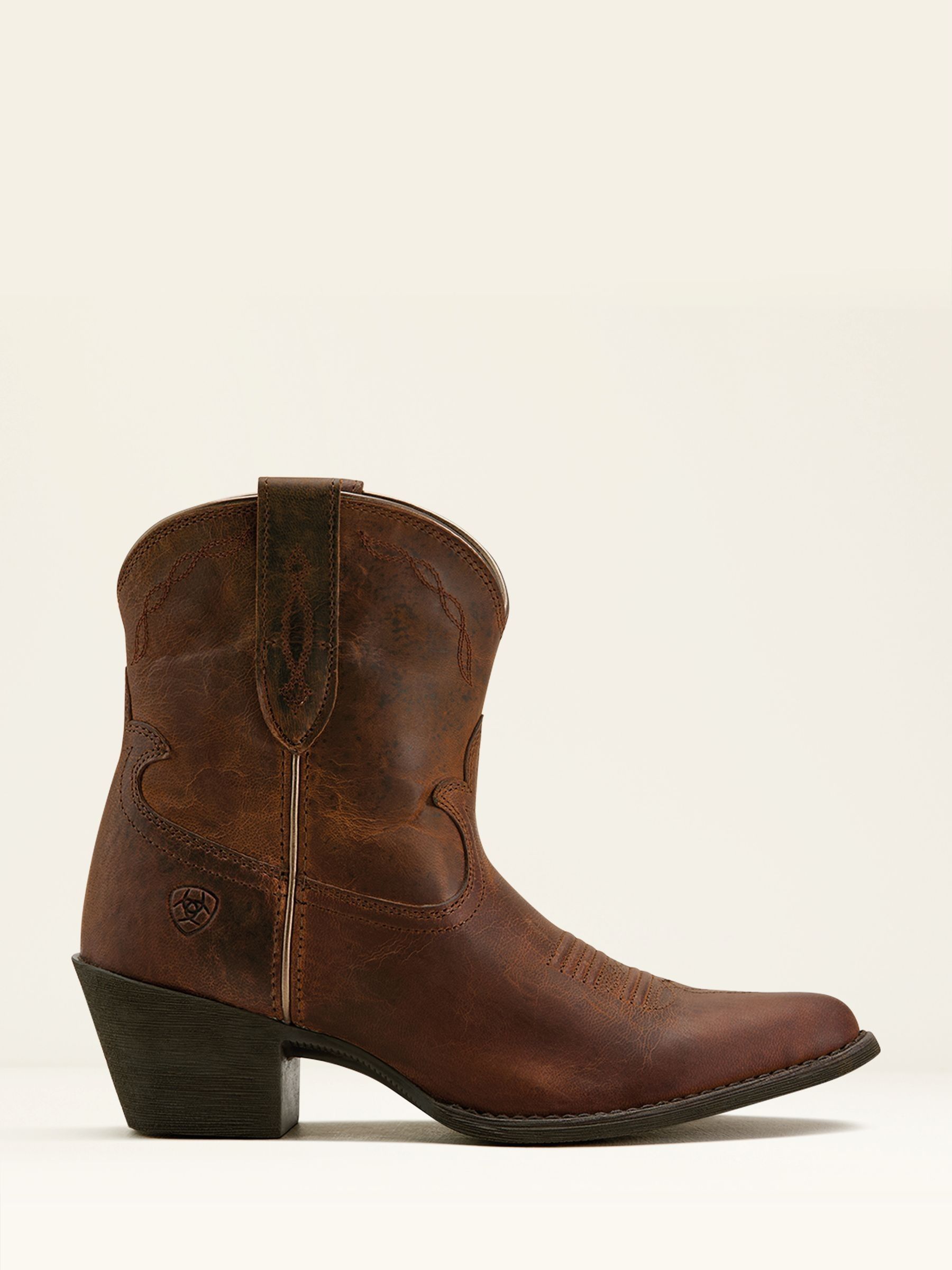 Buy Ariat Brown Maggie Leather J Toe Western Boots from the Next UK ...
