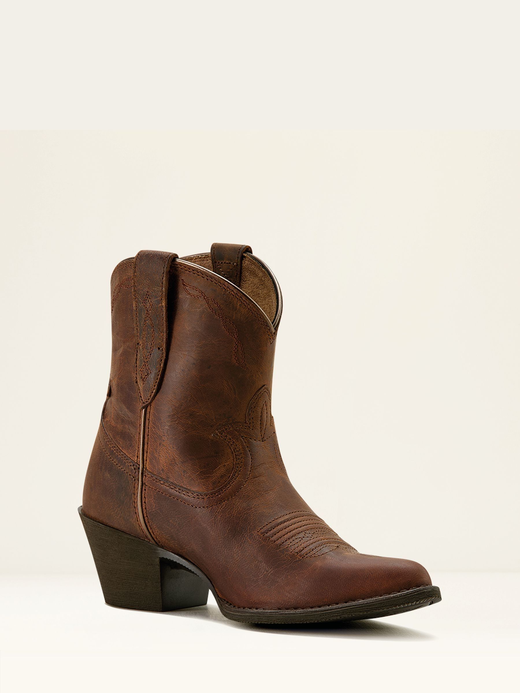 Buy Ariat Brown Maggie Leather J Toe Western Boots from the Next UK ...