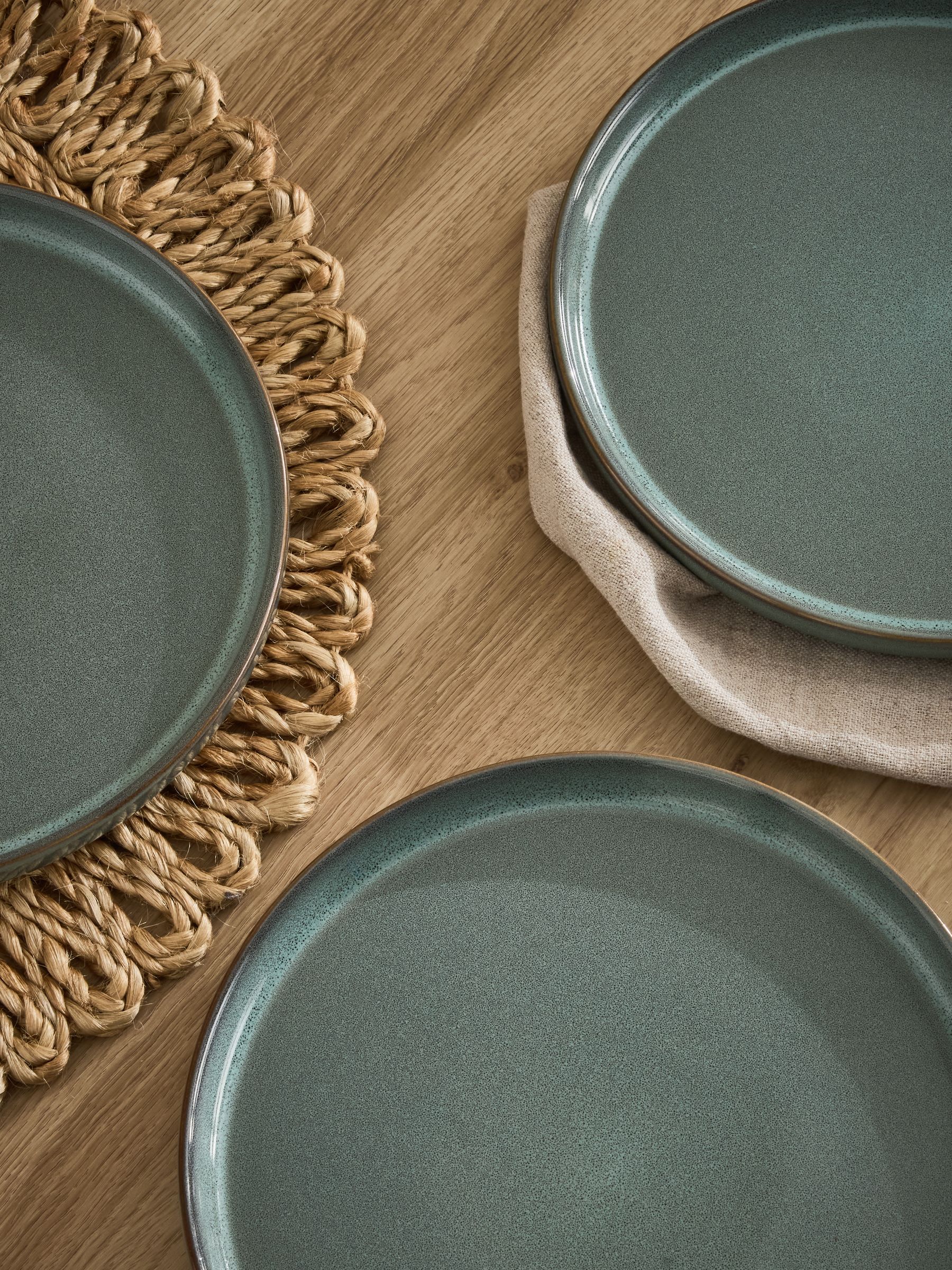 Buy Set of 4 Green Dalton Side Plates from the Next UK online shop