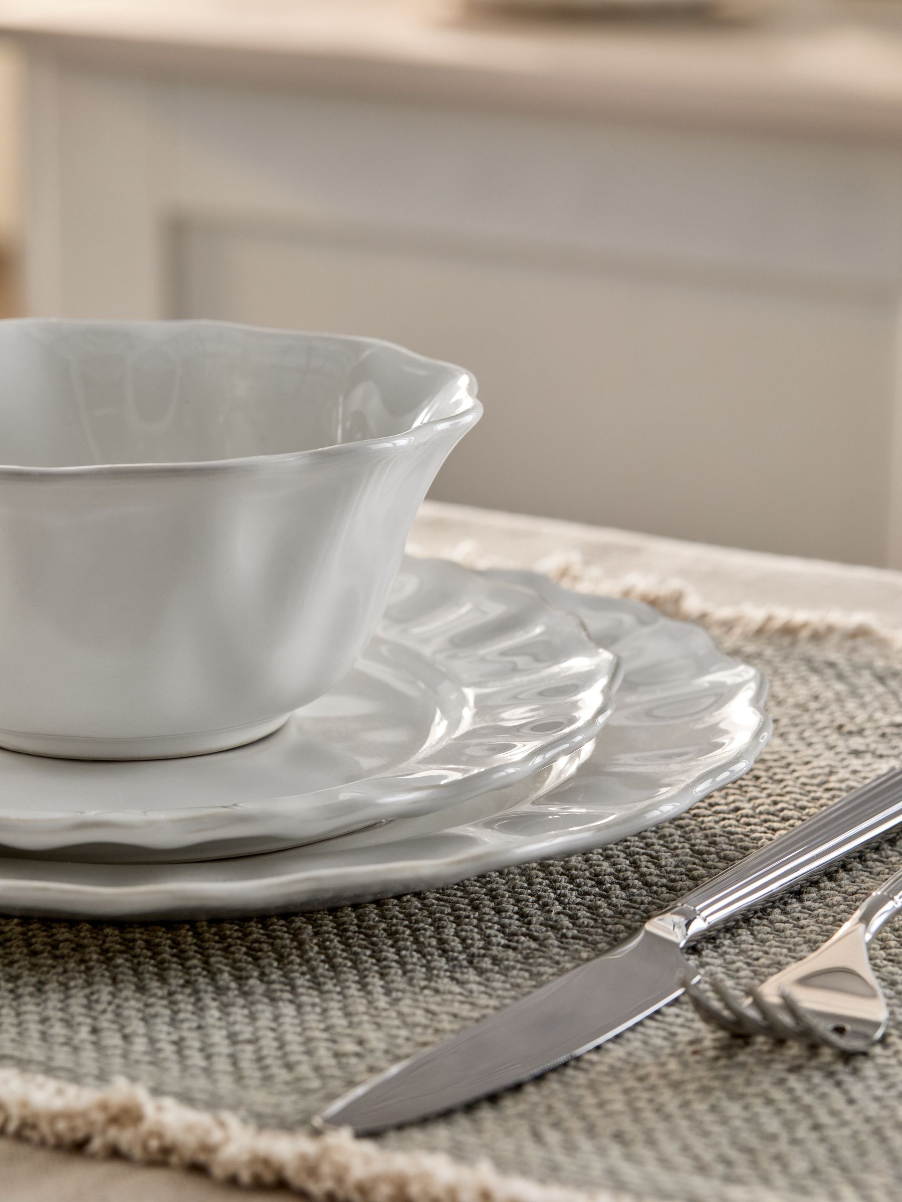 Buy 12 Piece White Sadie Dinner Set from the Next UK online shop