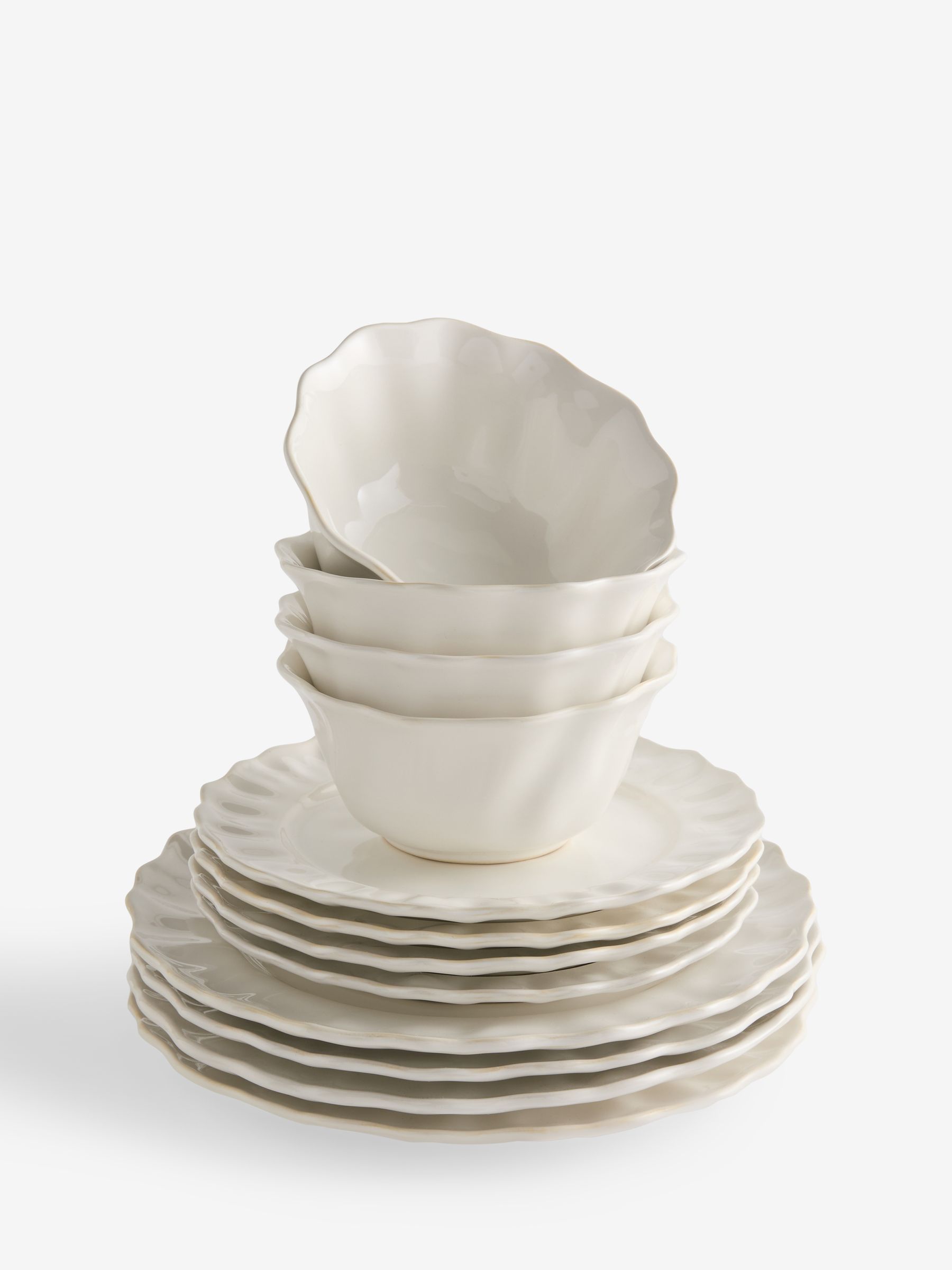Buy 12 Piece White Sadie Dinner Set from the Next UK online shop