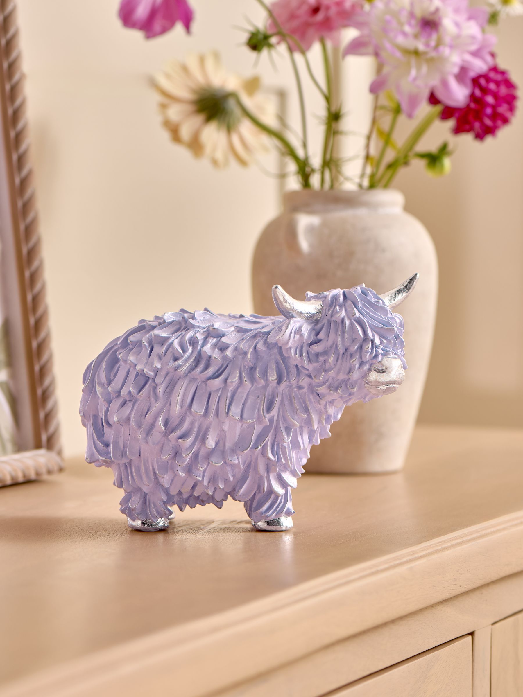 Buy Purple Hamish The Highland Cow Small Ornament from the Next UK ...