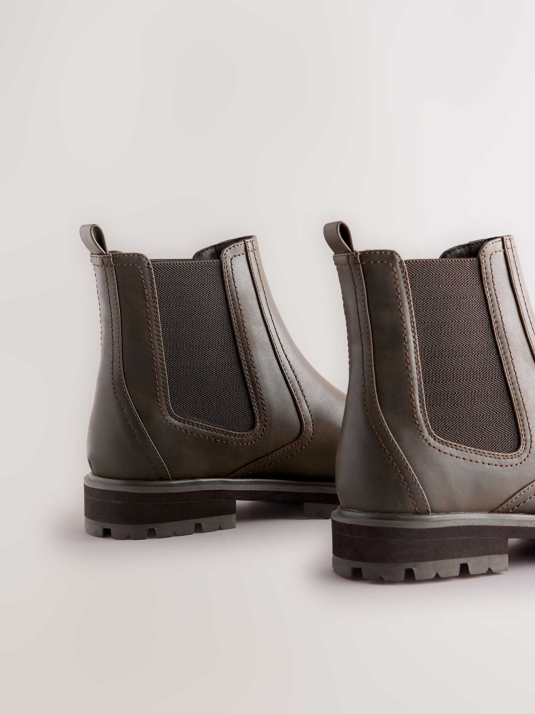 Buy Chocolate Brown Extra Wide Fit Chelsea Boots from the Next UK ...
