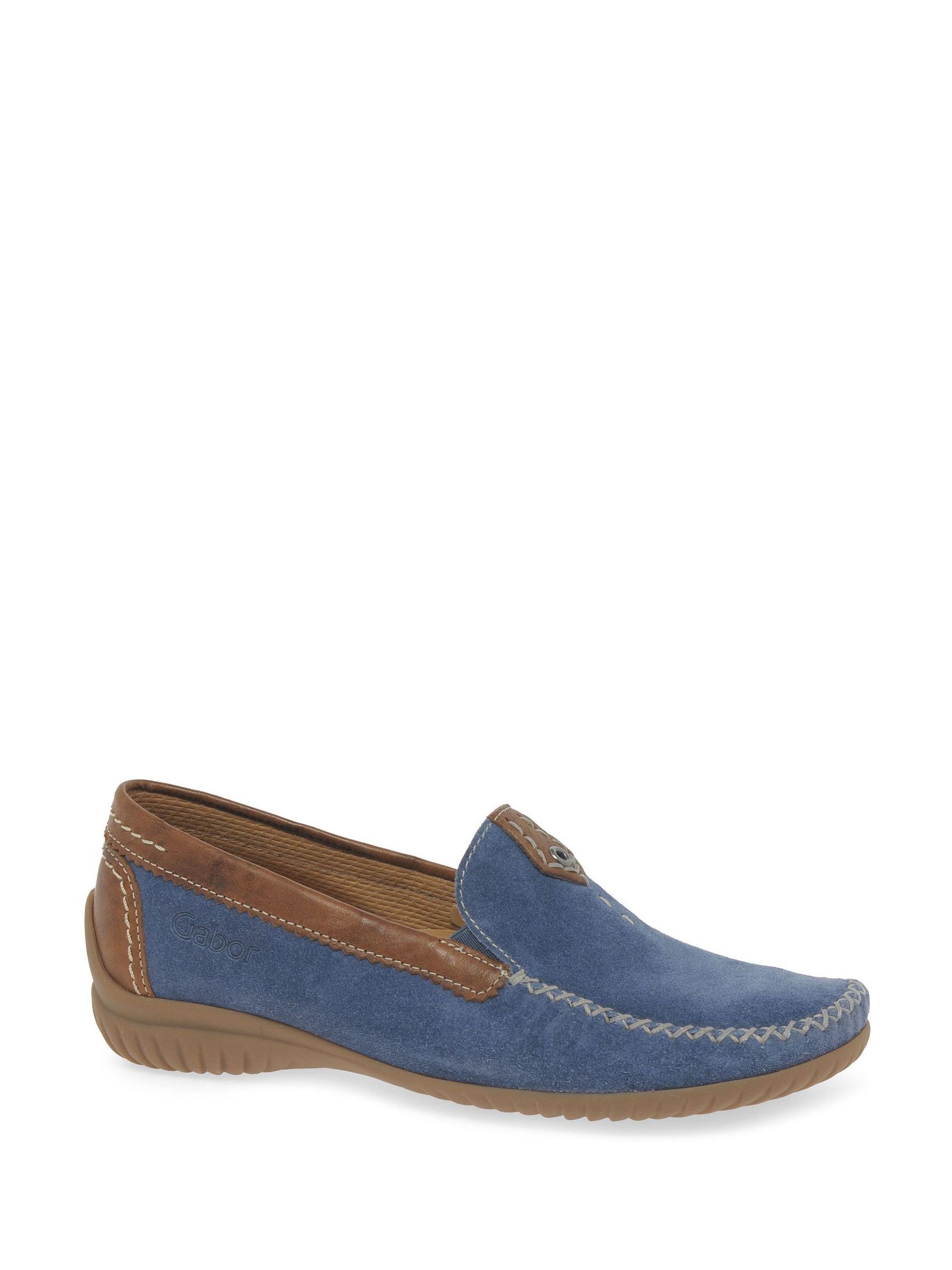 Buy Gabor Blue California Suede Basic Casual Shoes from Next Kuwait