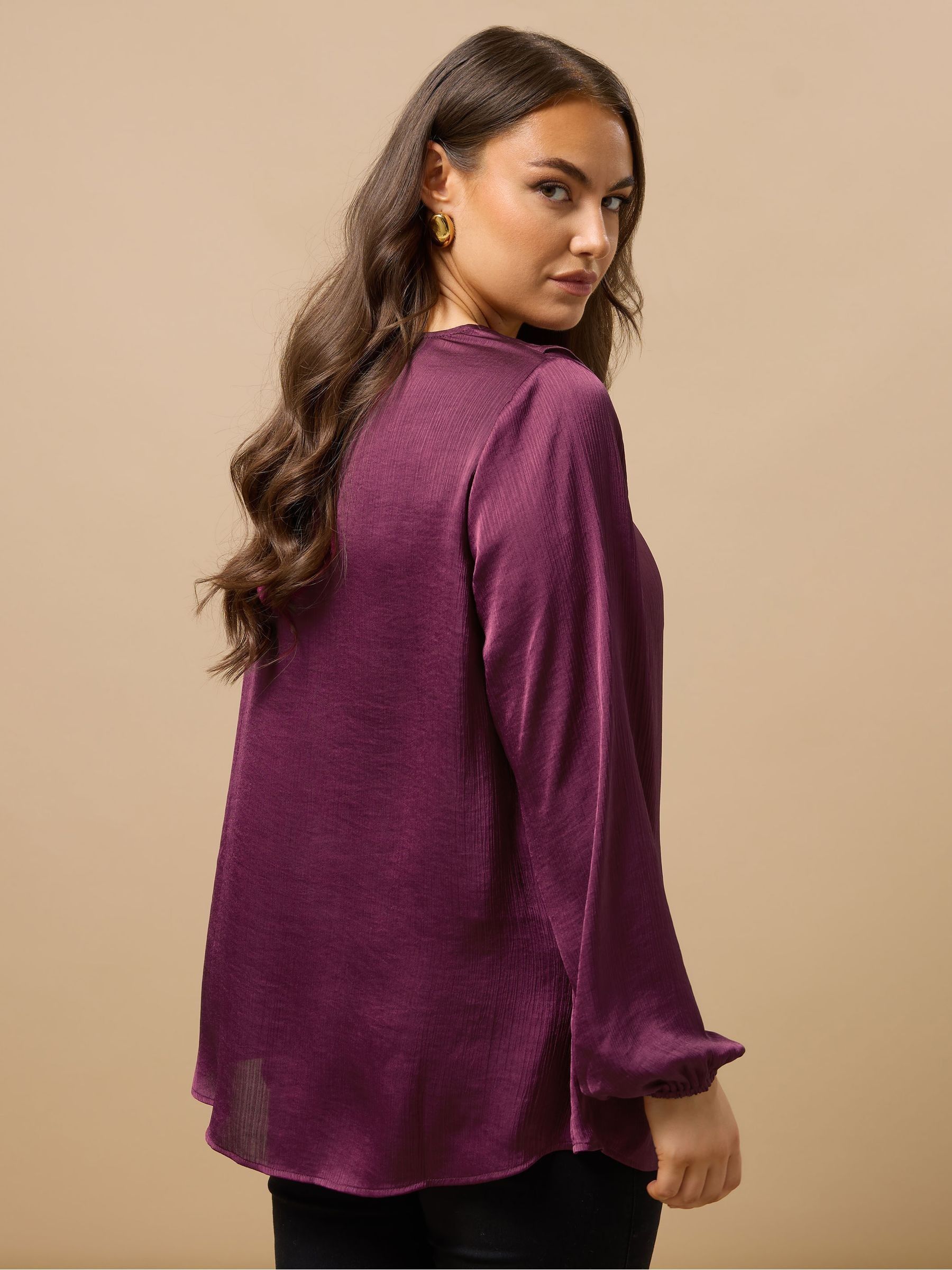 Buy Evans Purple Frill Top from Next Australia