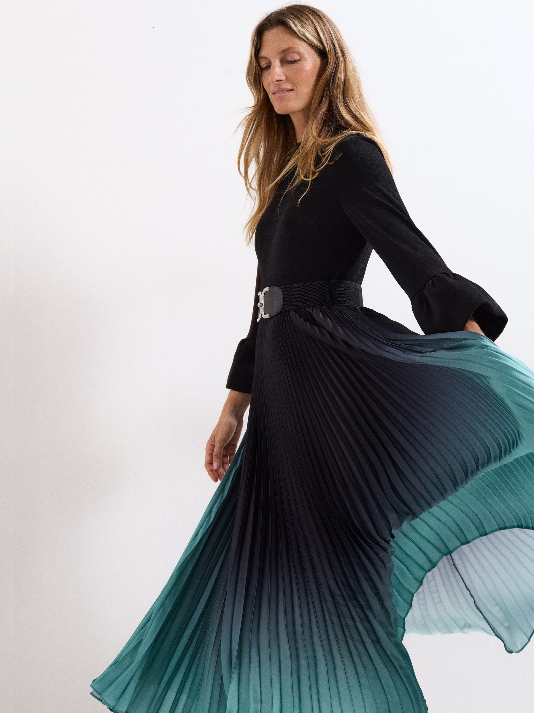 Buy Phase Eight Black Meloni Ombre Dress from the Next UK online shop