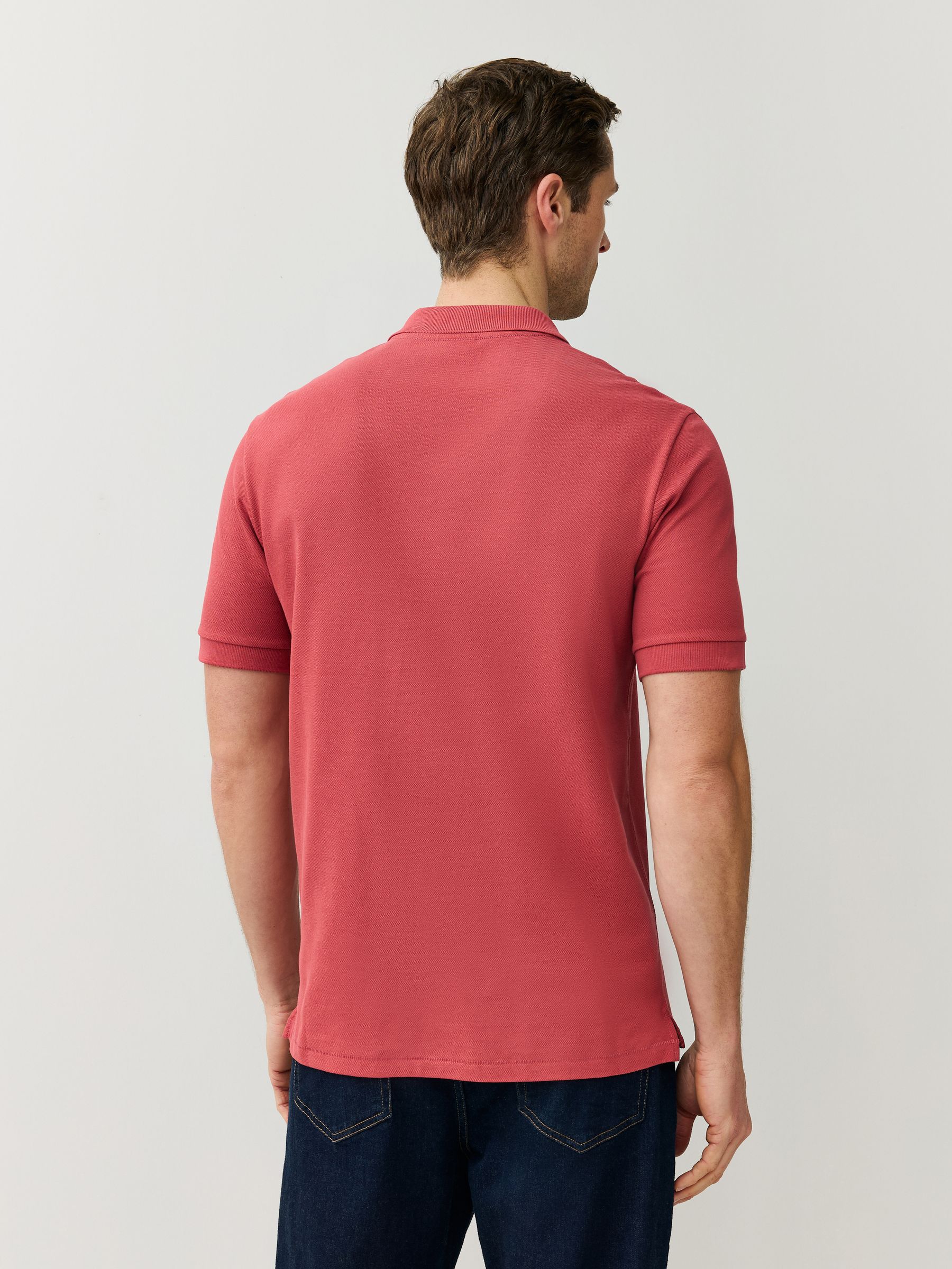 Buy PS Paul Smith Dark Pink PS Paul Smith Regular Fit Logo Polo Shirt ...