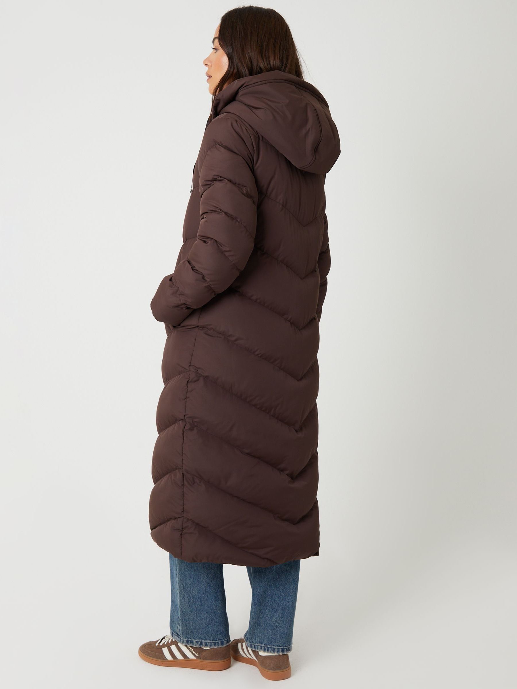 Buy Threadbare Brown Padded Maxi Coat from Next Ireland