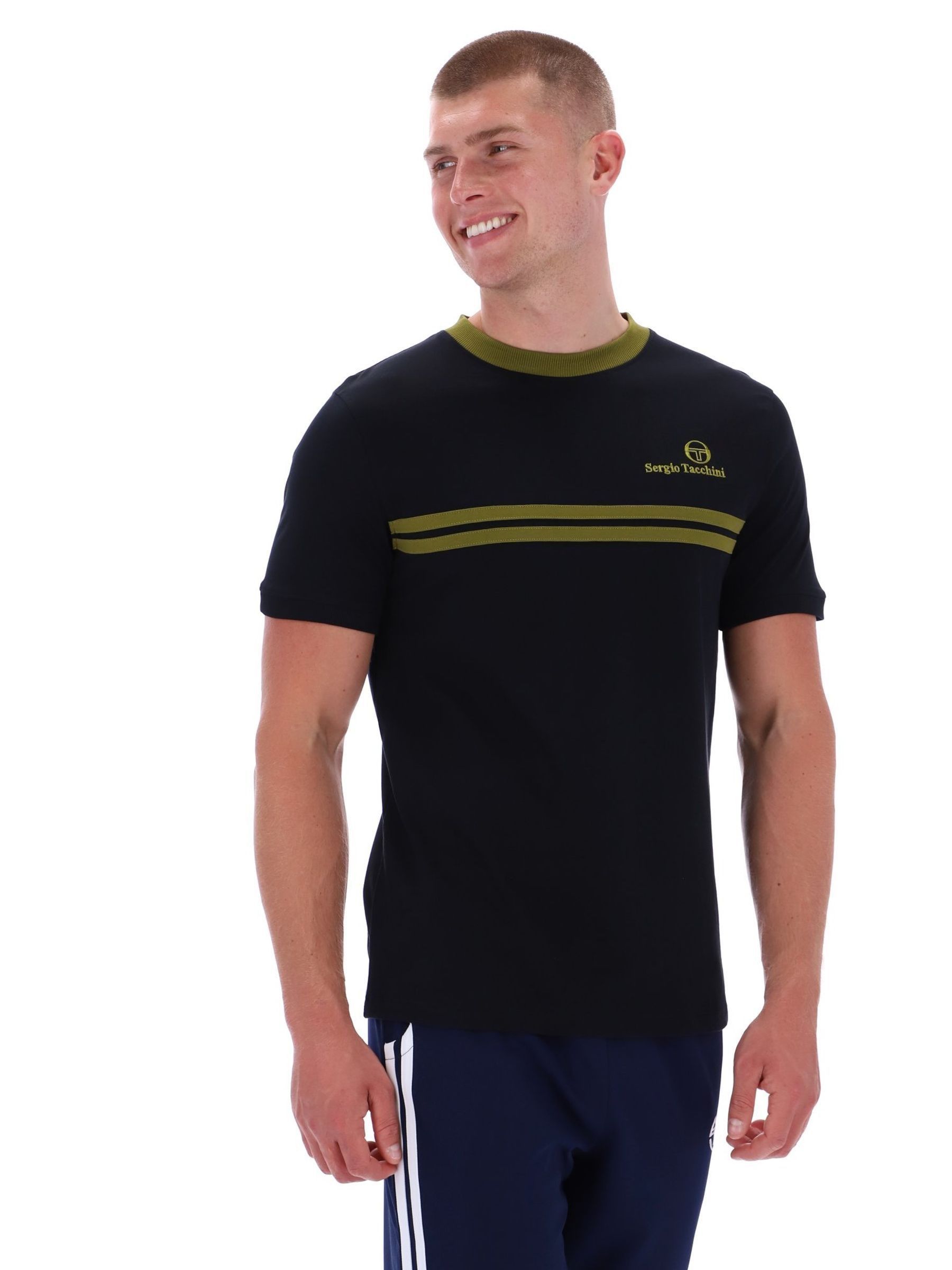 Buy Sergio Tacchini Black New Supermac T-Shirt from the Next UK online shop