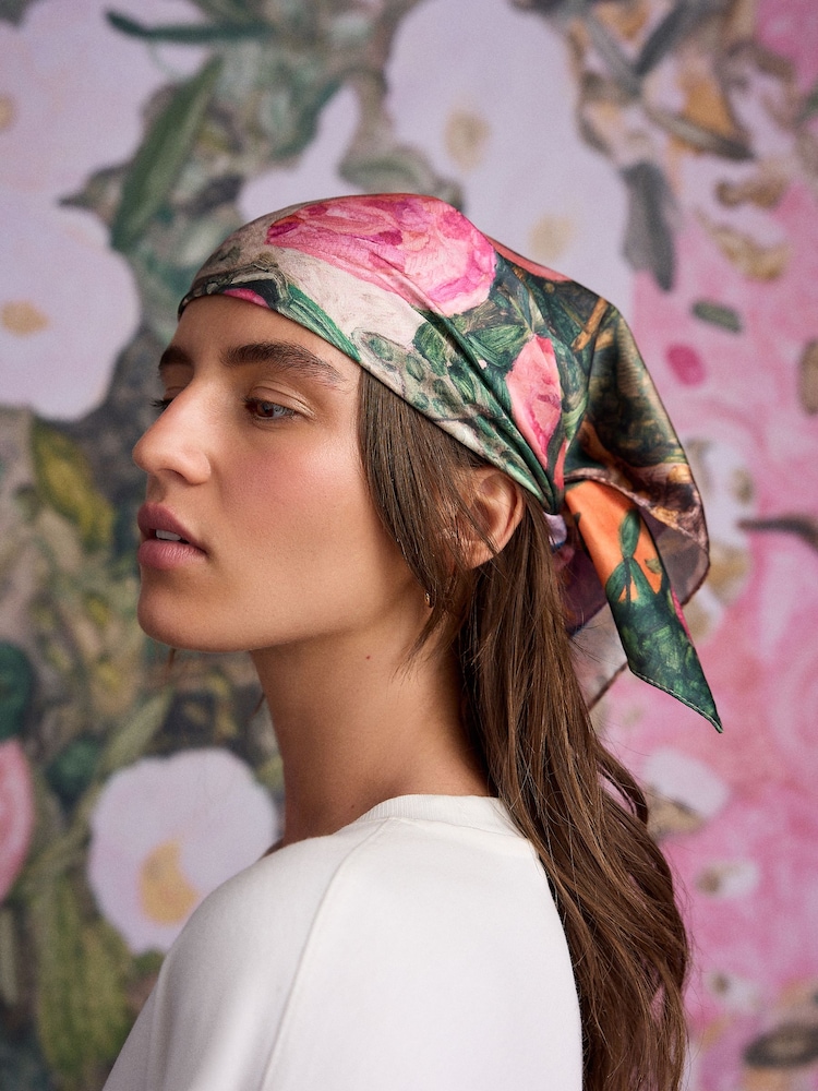 Buy Multi Pink Floral Benjamin MacGregor Artist Collaboration ...