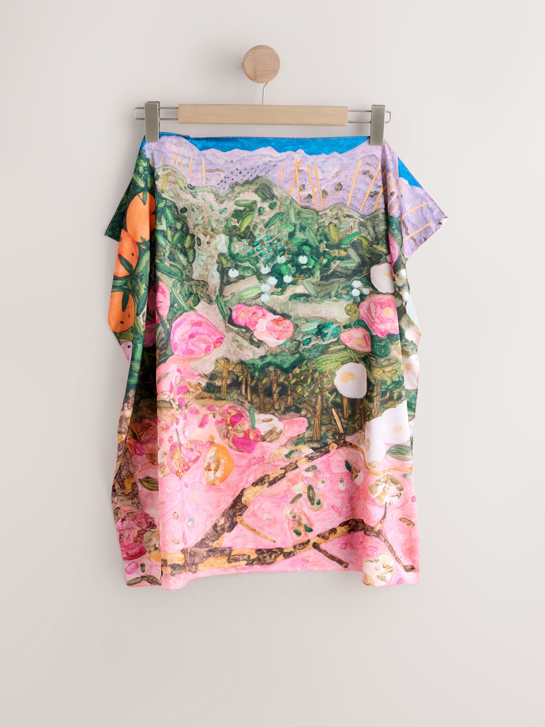 Buy Multi Pink Floral Benjamin MacGregor Artist Collaboration ...