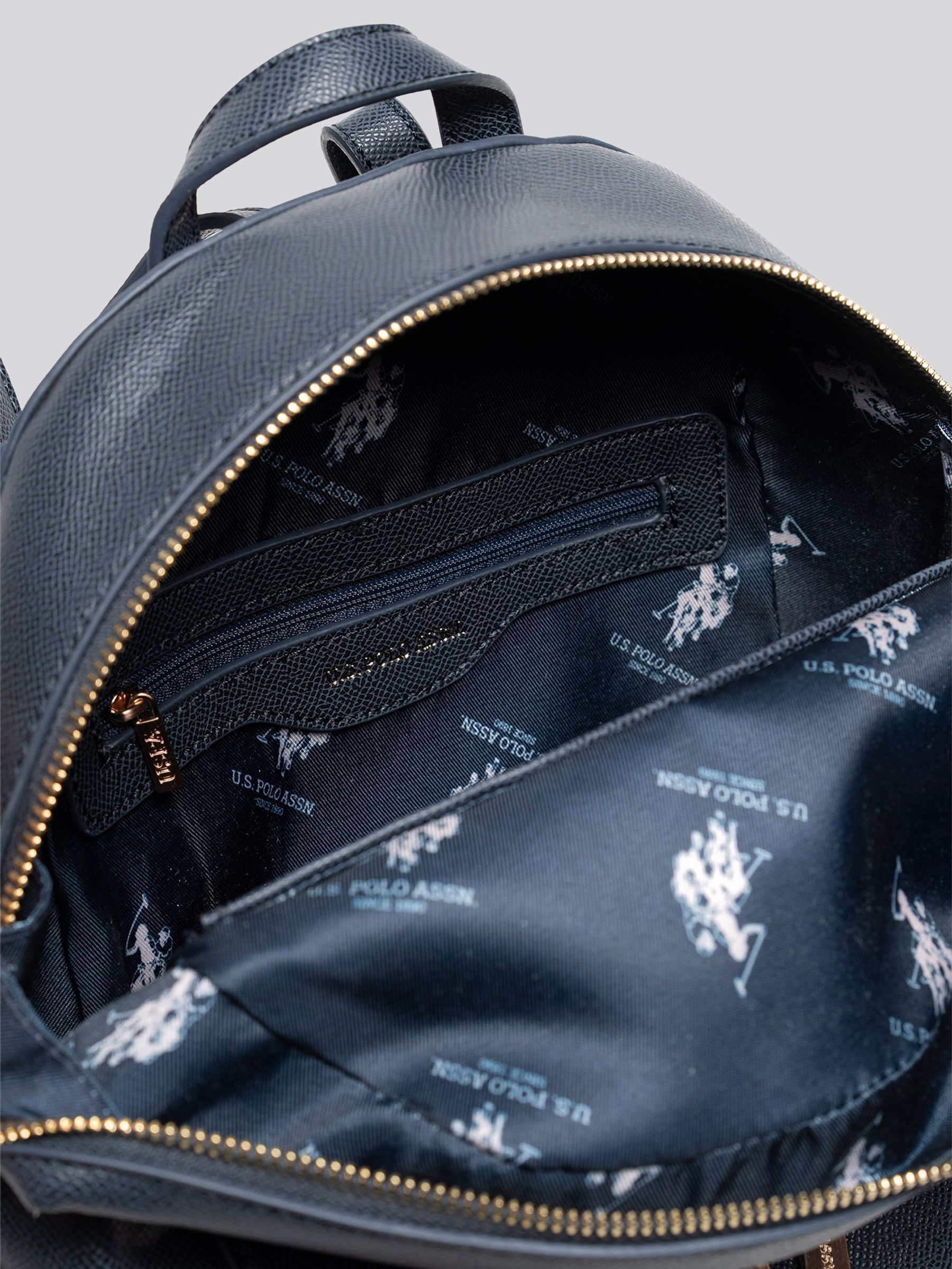 Buy U.S. Polo Assn. Blue Jones Backpack PU Bag from Next Netherlands