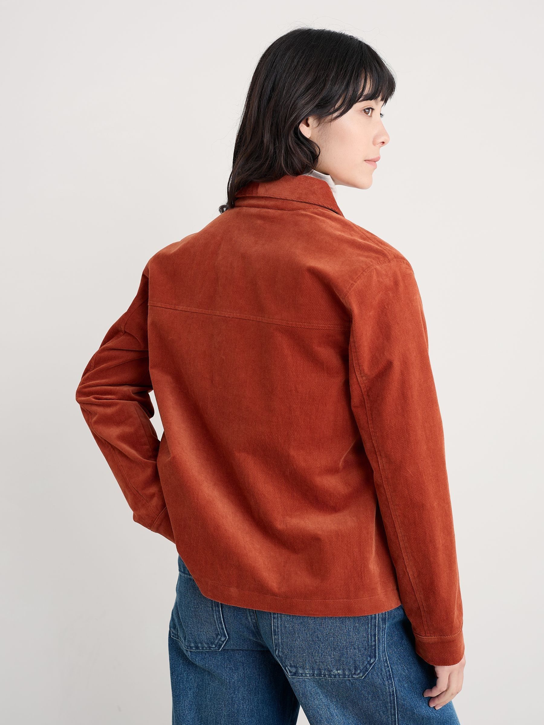Buy Seasalt Cornwall Orange Brightwork Cut Cord Jacket from the Next UK ...
