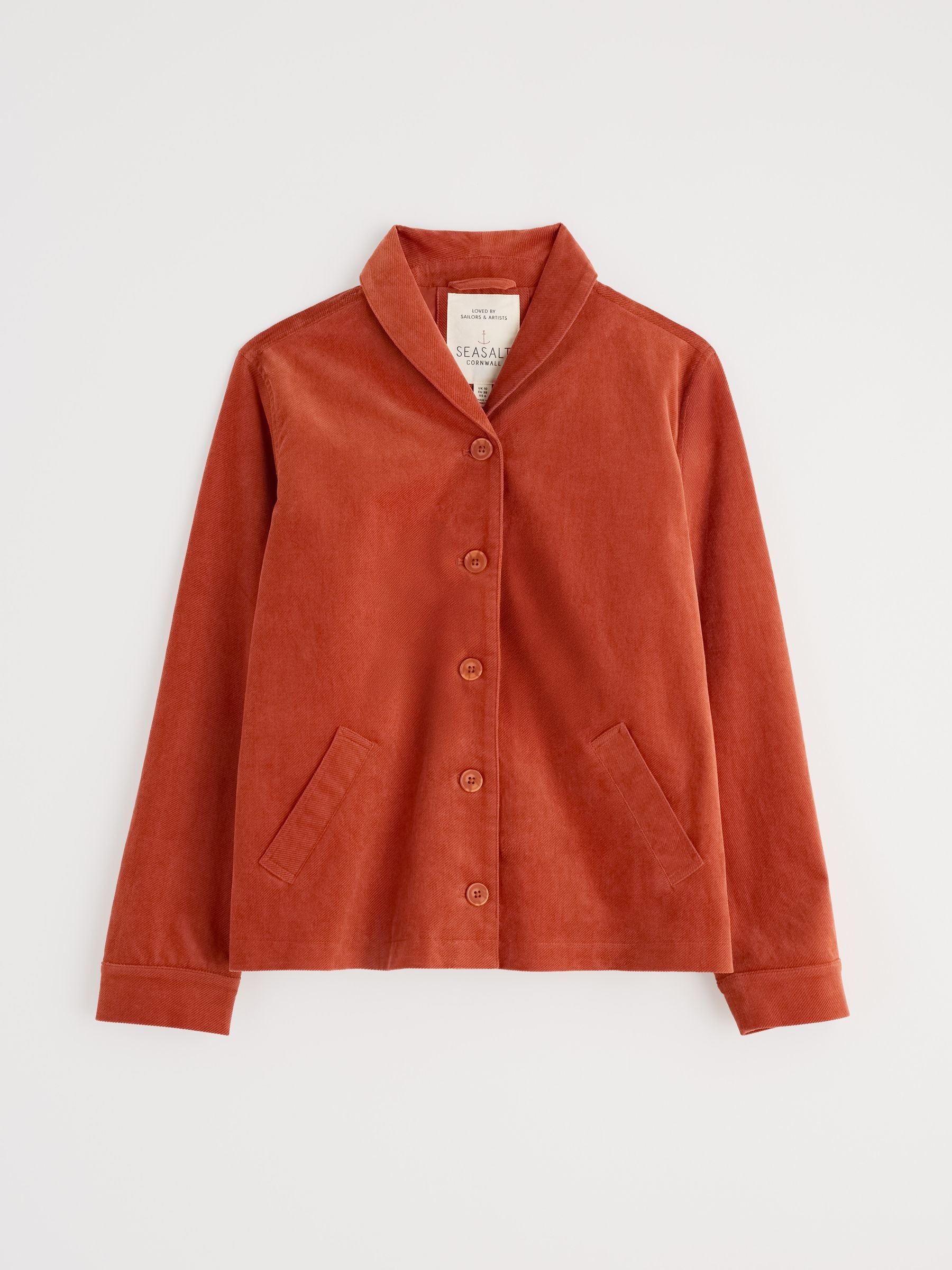 Buy Seasalt Cornwall Orange Brightwork Cut Cord Jacket from the Next UK ...