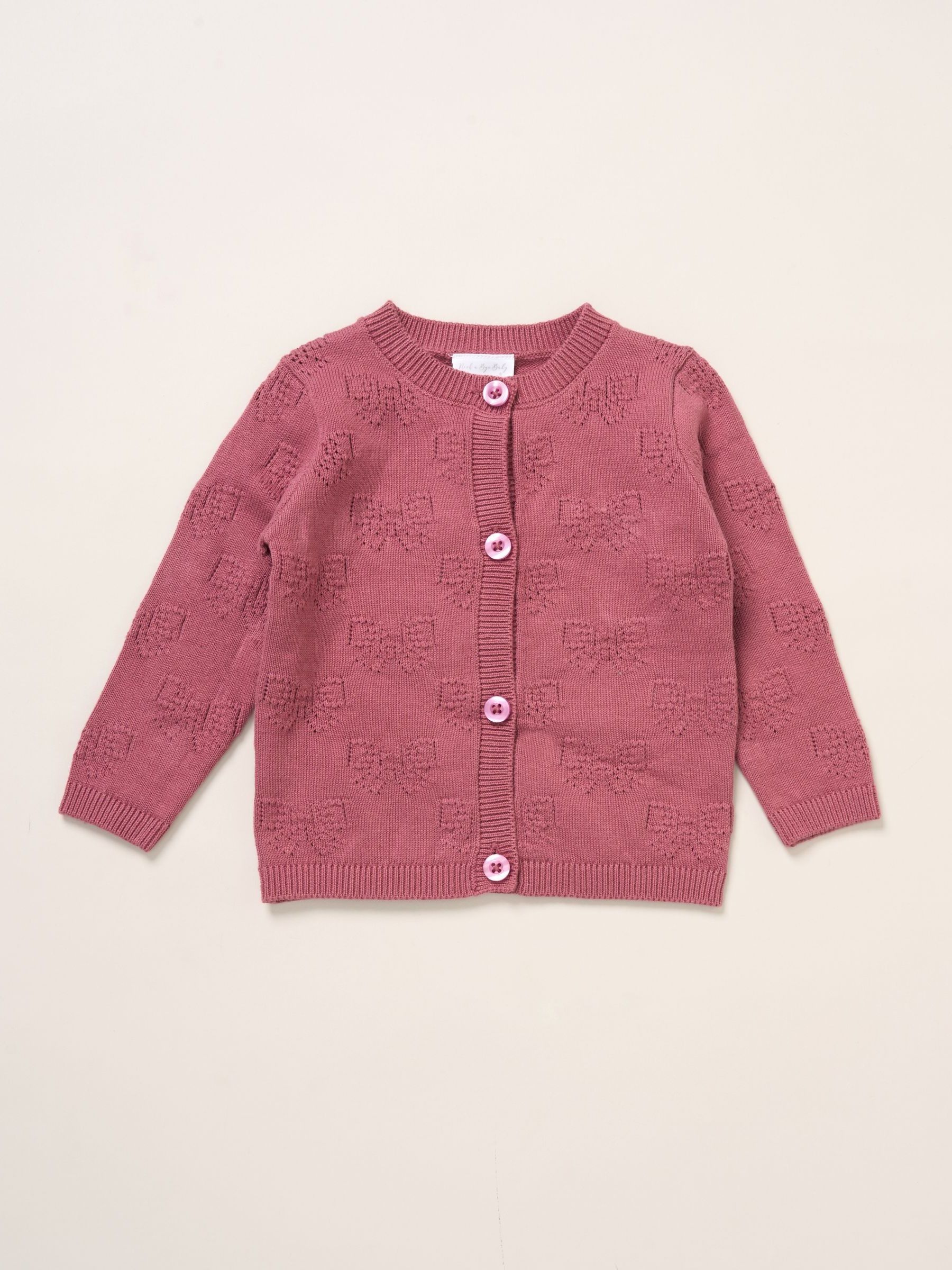 Buy Rock-A-Bye Baby Boutique Pink Baby Knit Cardigan and Leggings Set ...