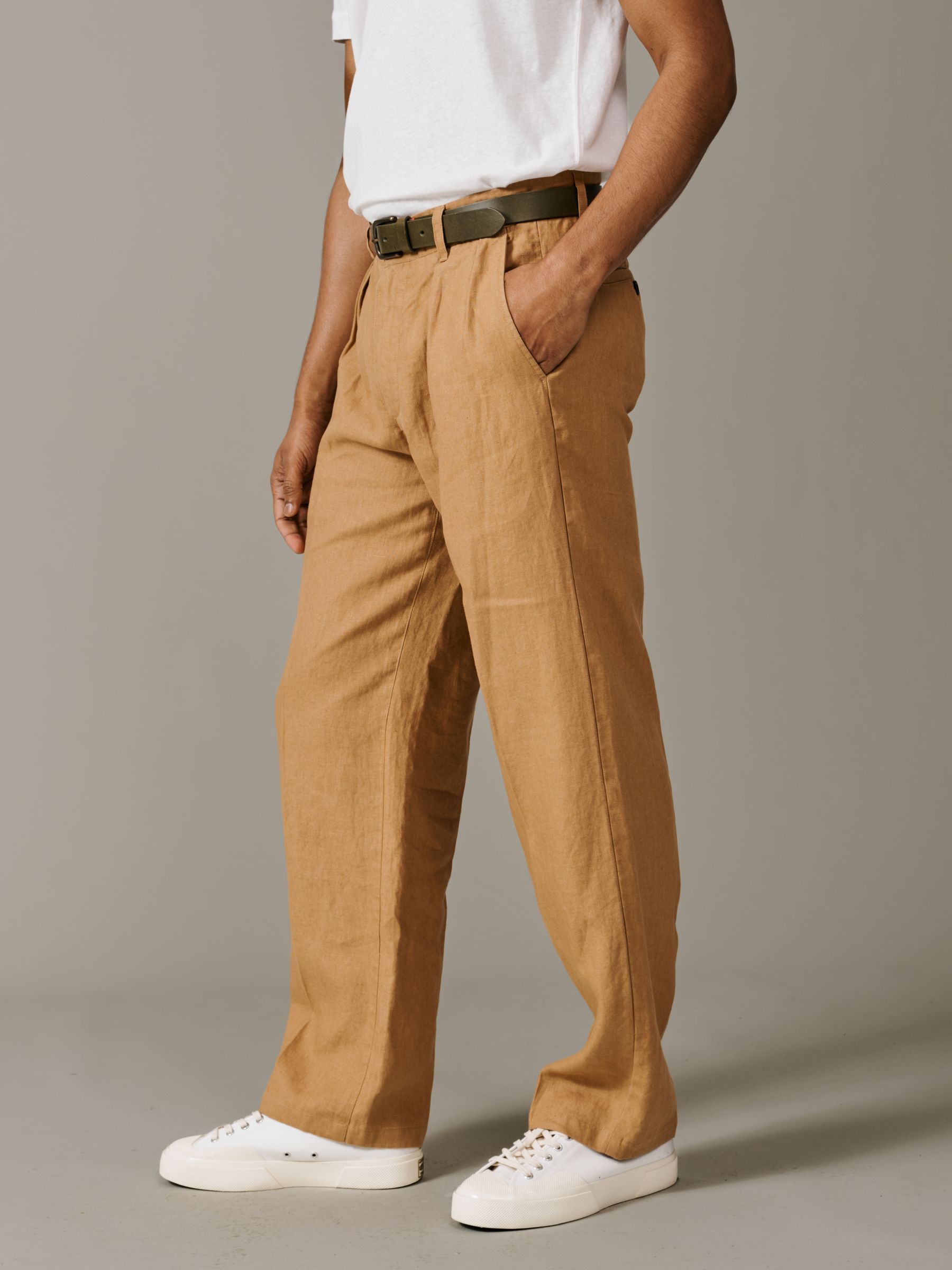 Buy Aubin Belvedere Relaxed Linen Trousers from the Next UK online shop