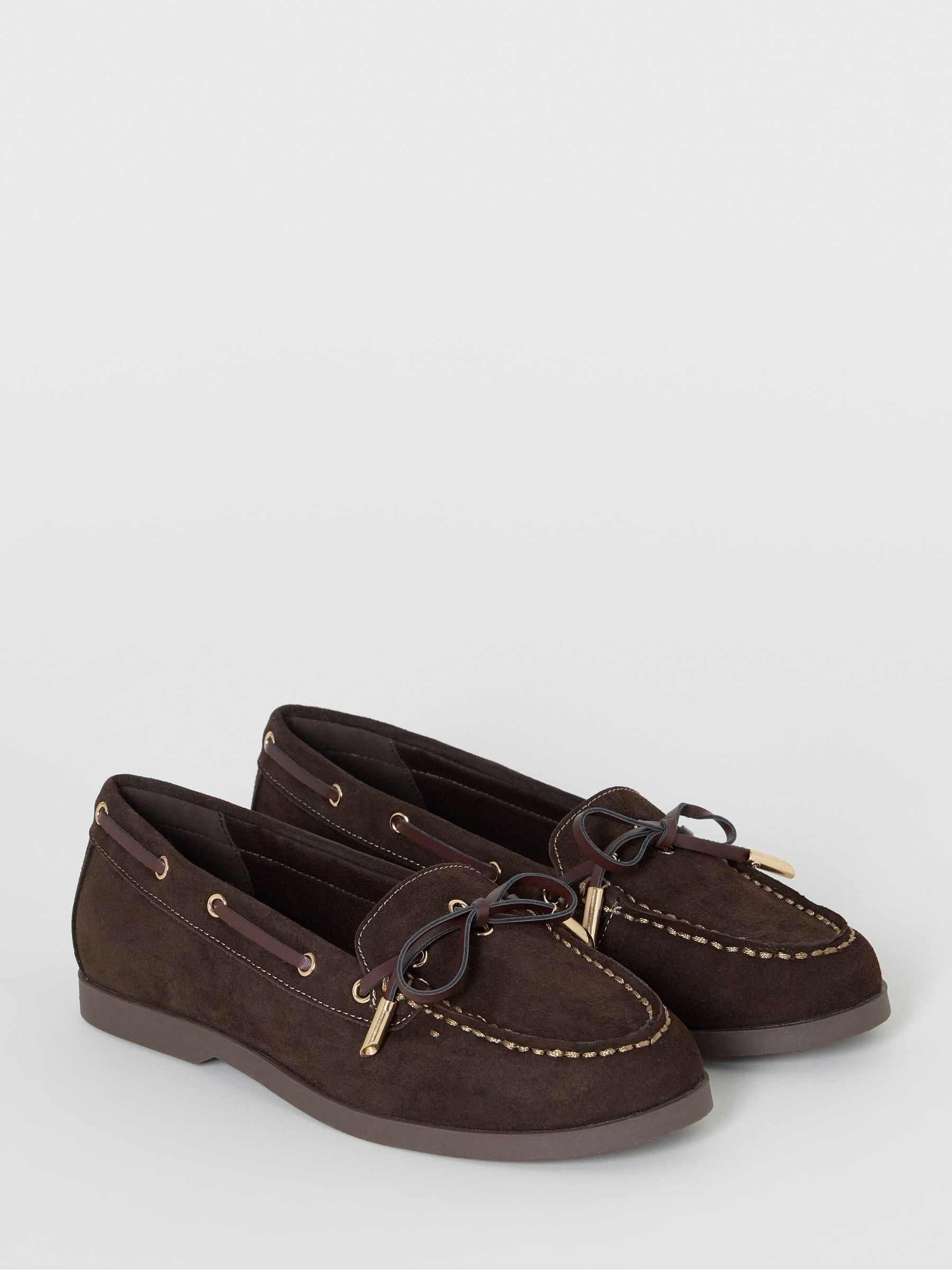 Buy Simply Be Light Brown Wide Fit Boat Shoes from Next Spain