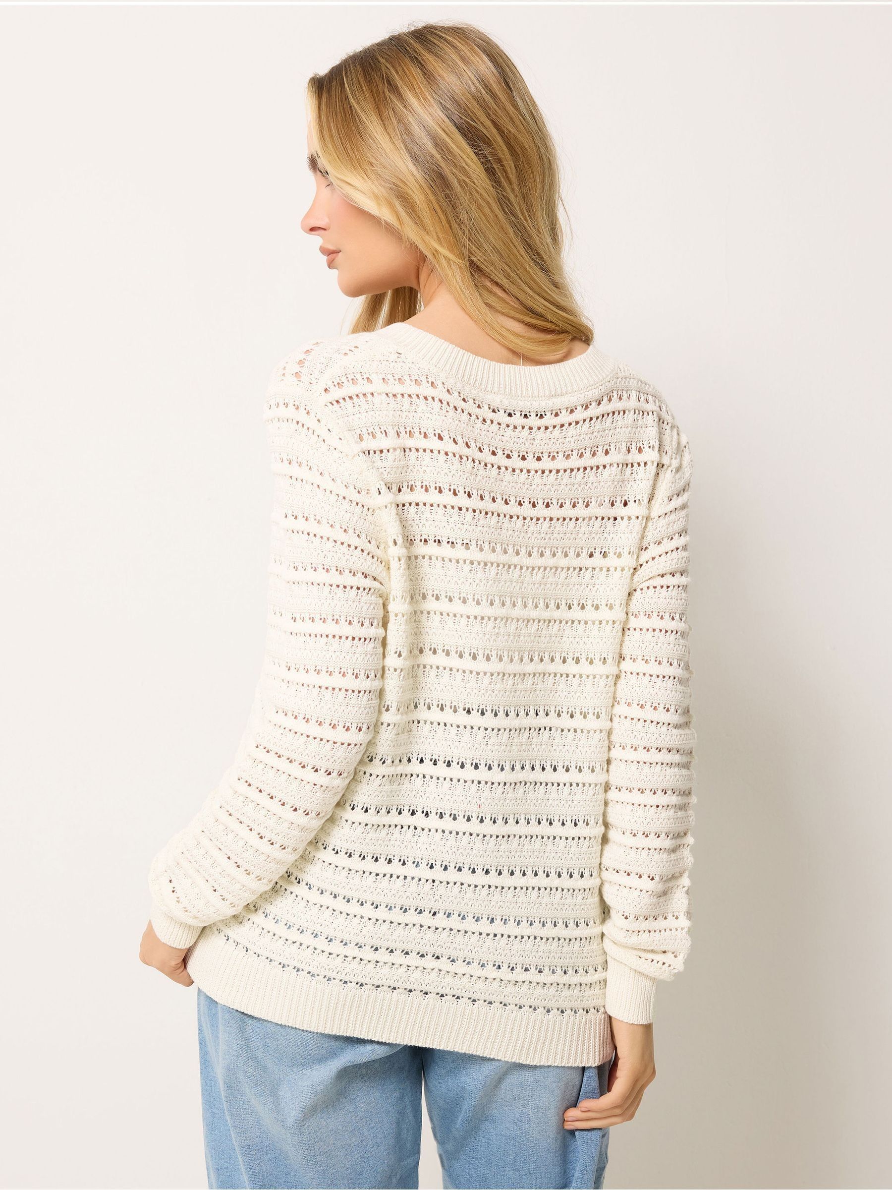 Buy M&Co Natural Crochet Cardigan from the Next UK online shop