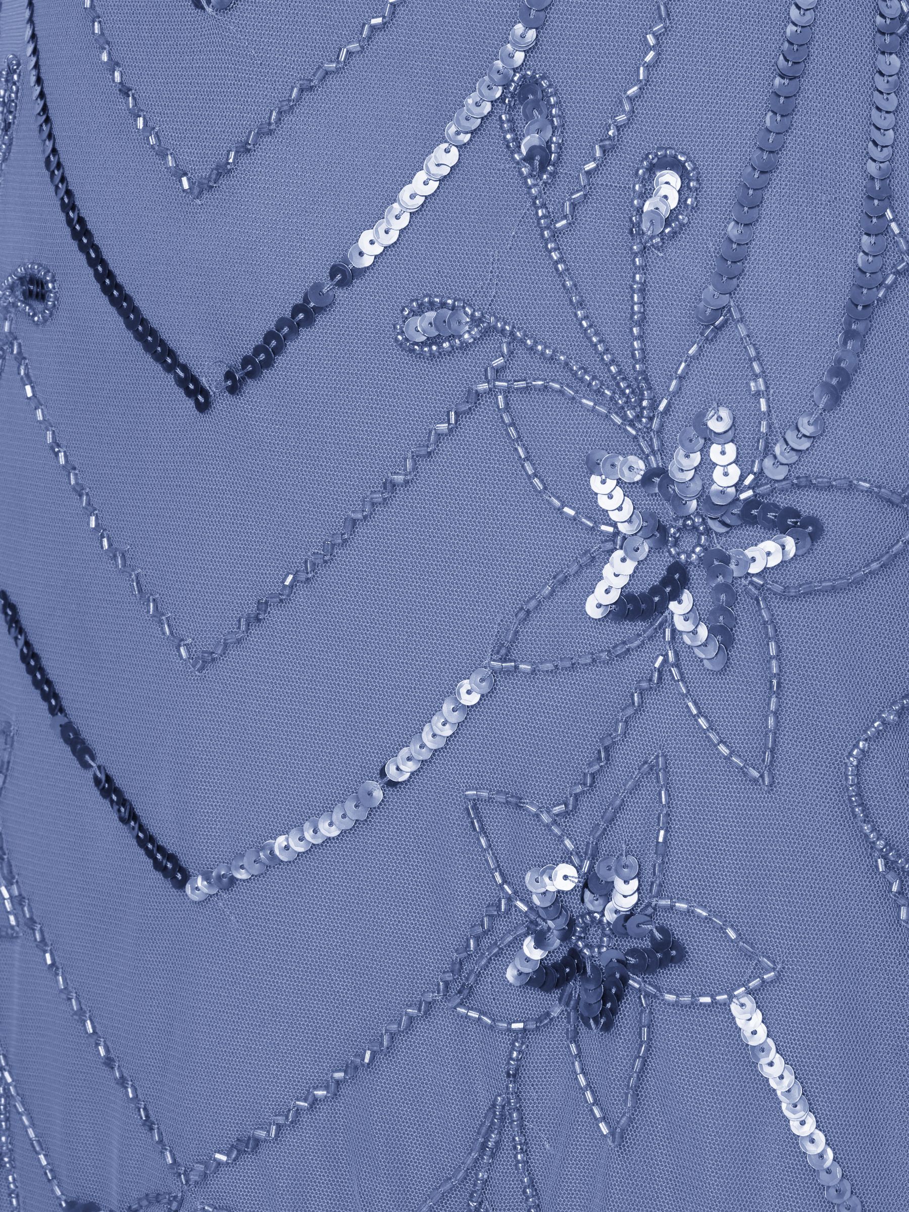 Buy Adrianna Papell Blue Studio Beaded Mesh Dress from Next USA