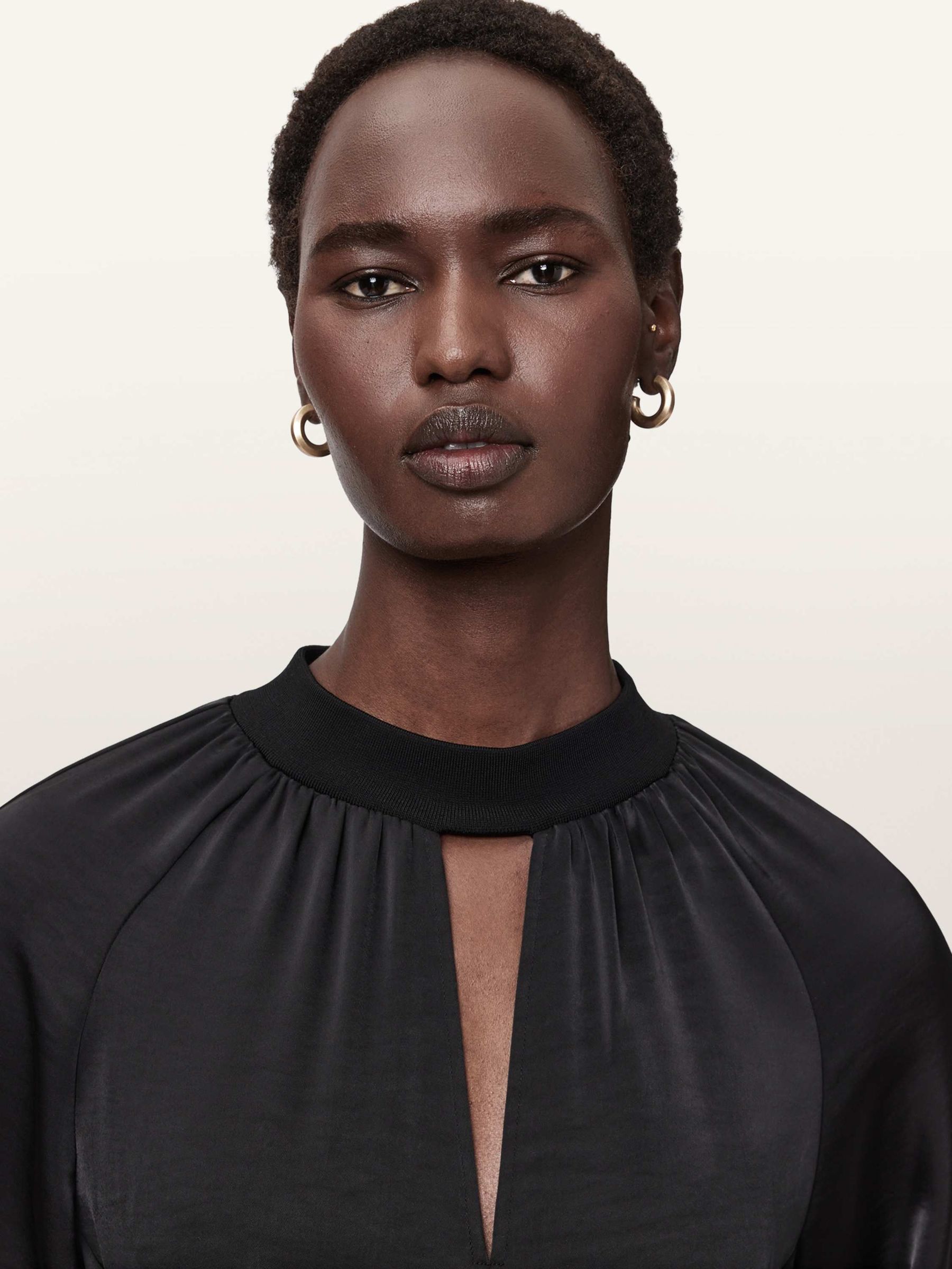 Buy AllSaints Black Roya Dress from Next New Zealand