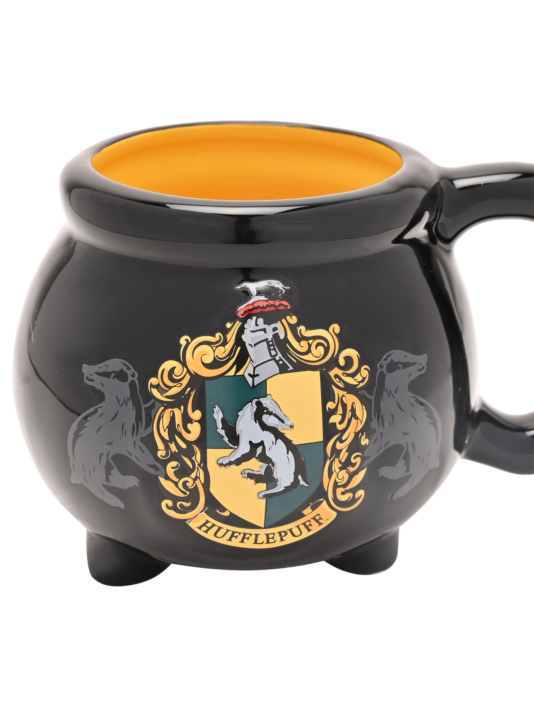 Buy Harry Potter Black Back To Hogwarts Cauldron Mug - Hufflepuff from ...