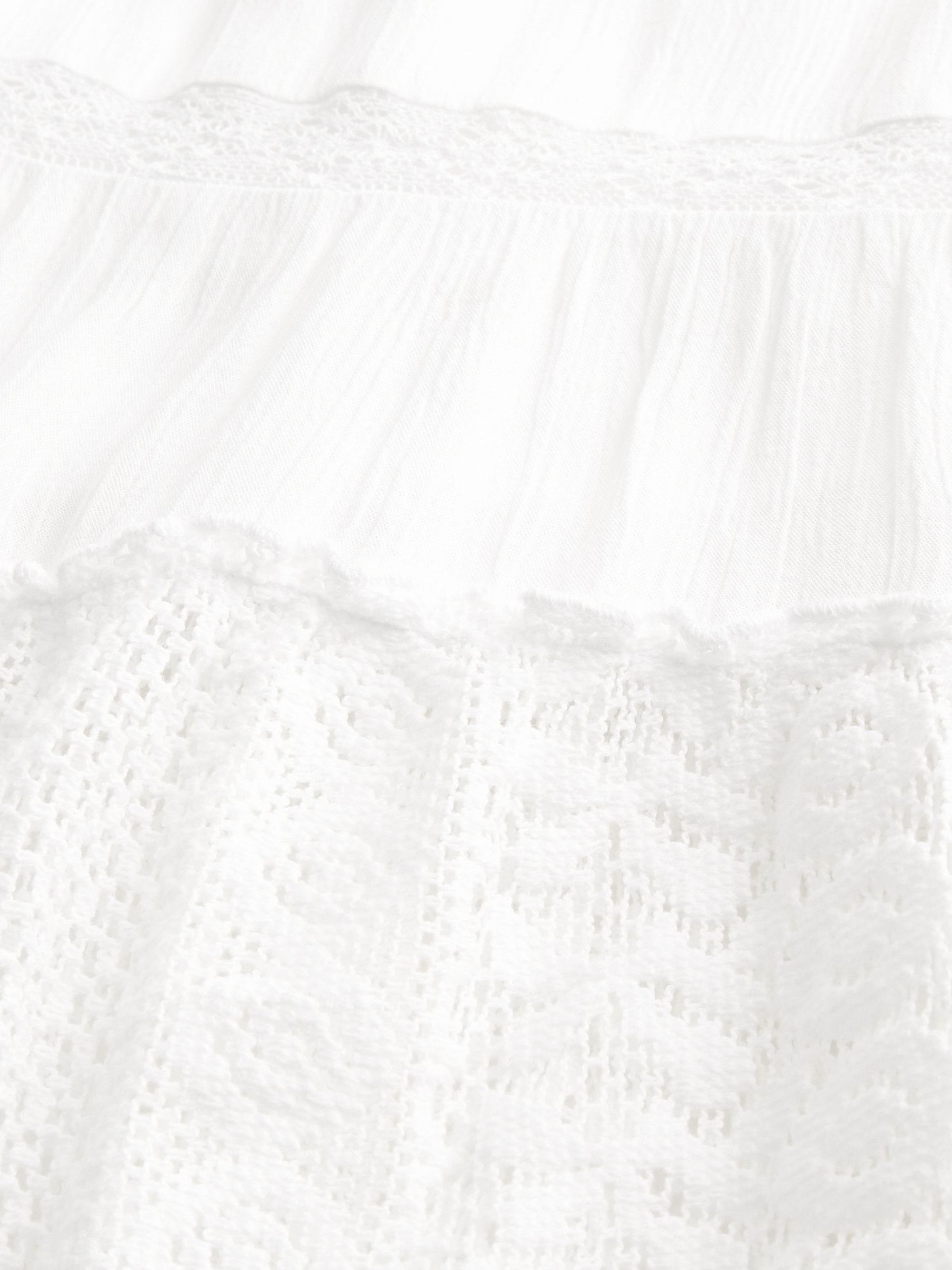 Buy Hollister White Lace Insert Maxi Dress from the Next UK online shop