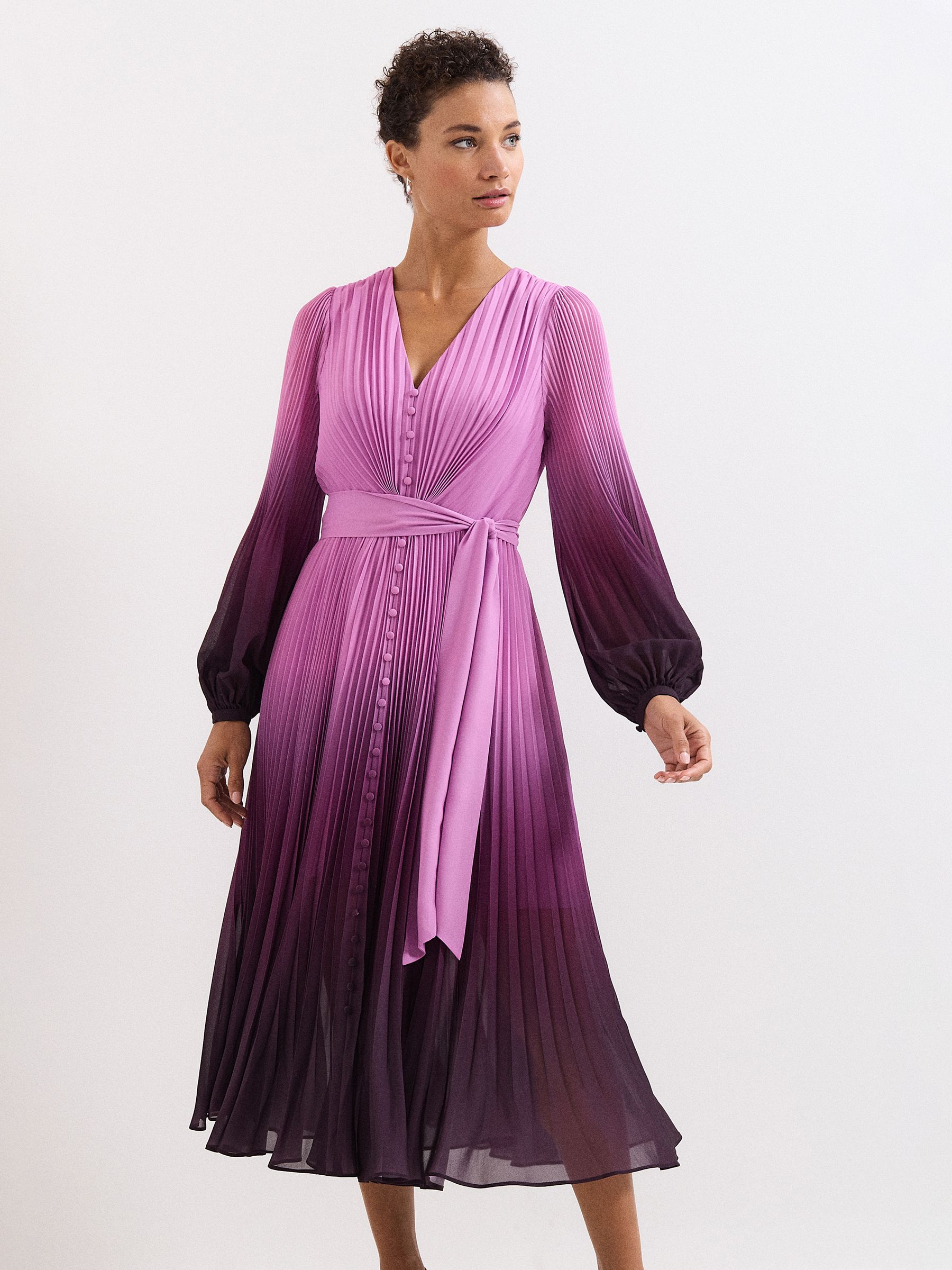 Buy Phase Eight Purple Mira Ombre Dress from the Next UK online shop