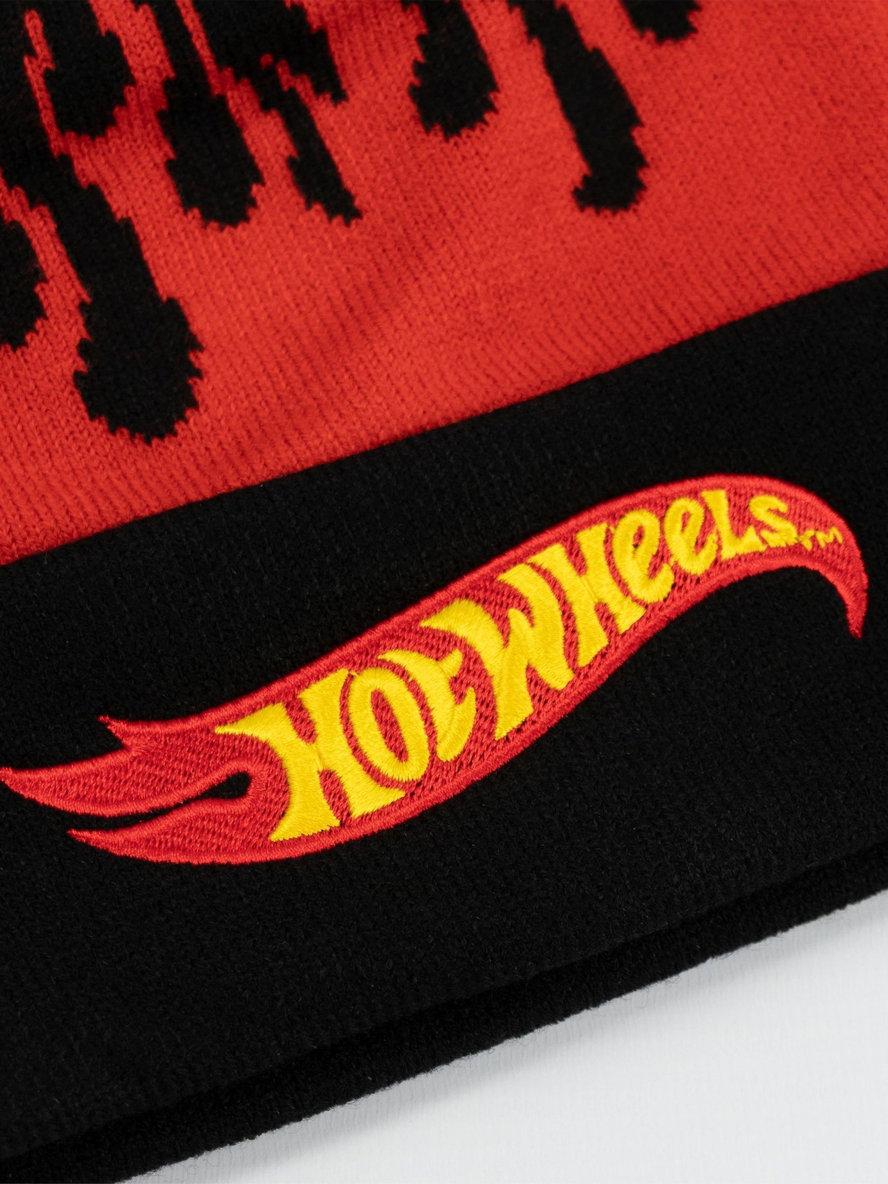 Buy Vanilla Underground Black Hot Wheels Character Beanie Hat from the ...