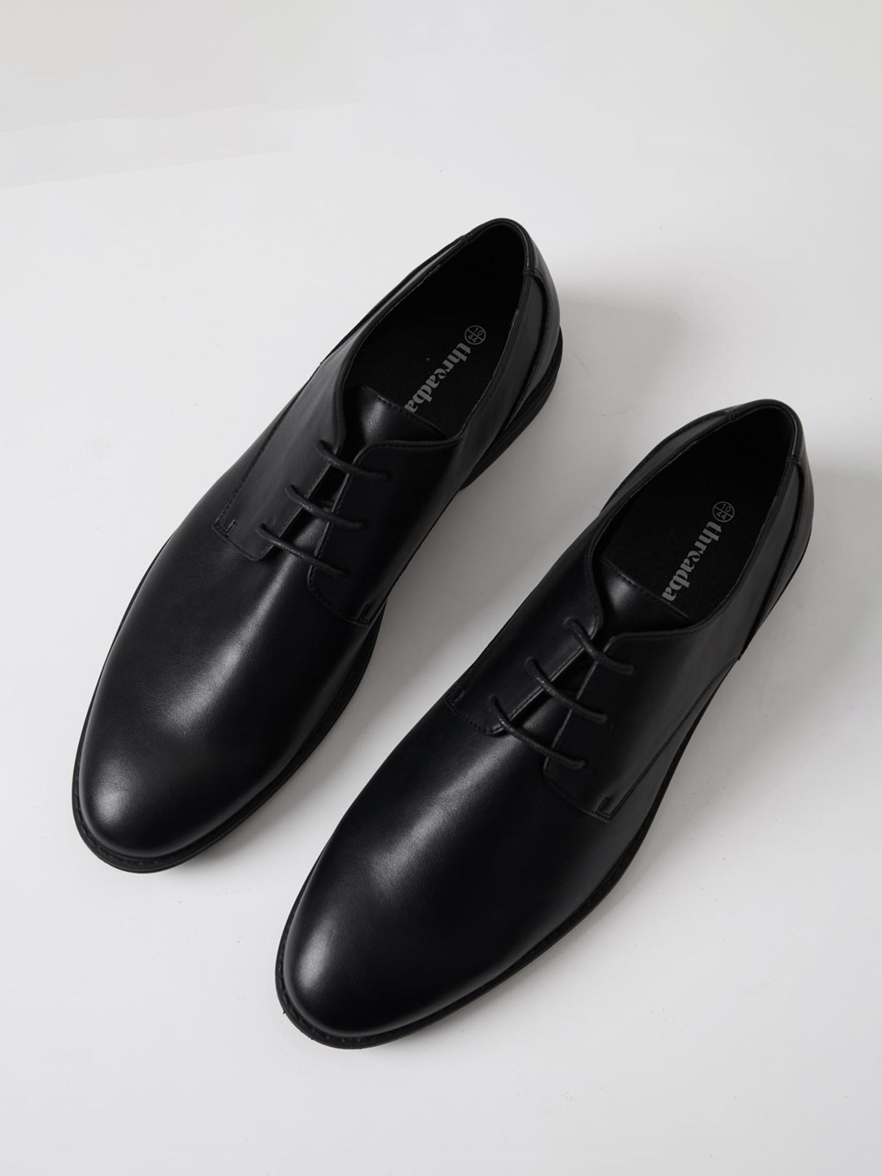Buy Threadbare Black Derby Shoes from the Next UK online shop