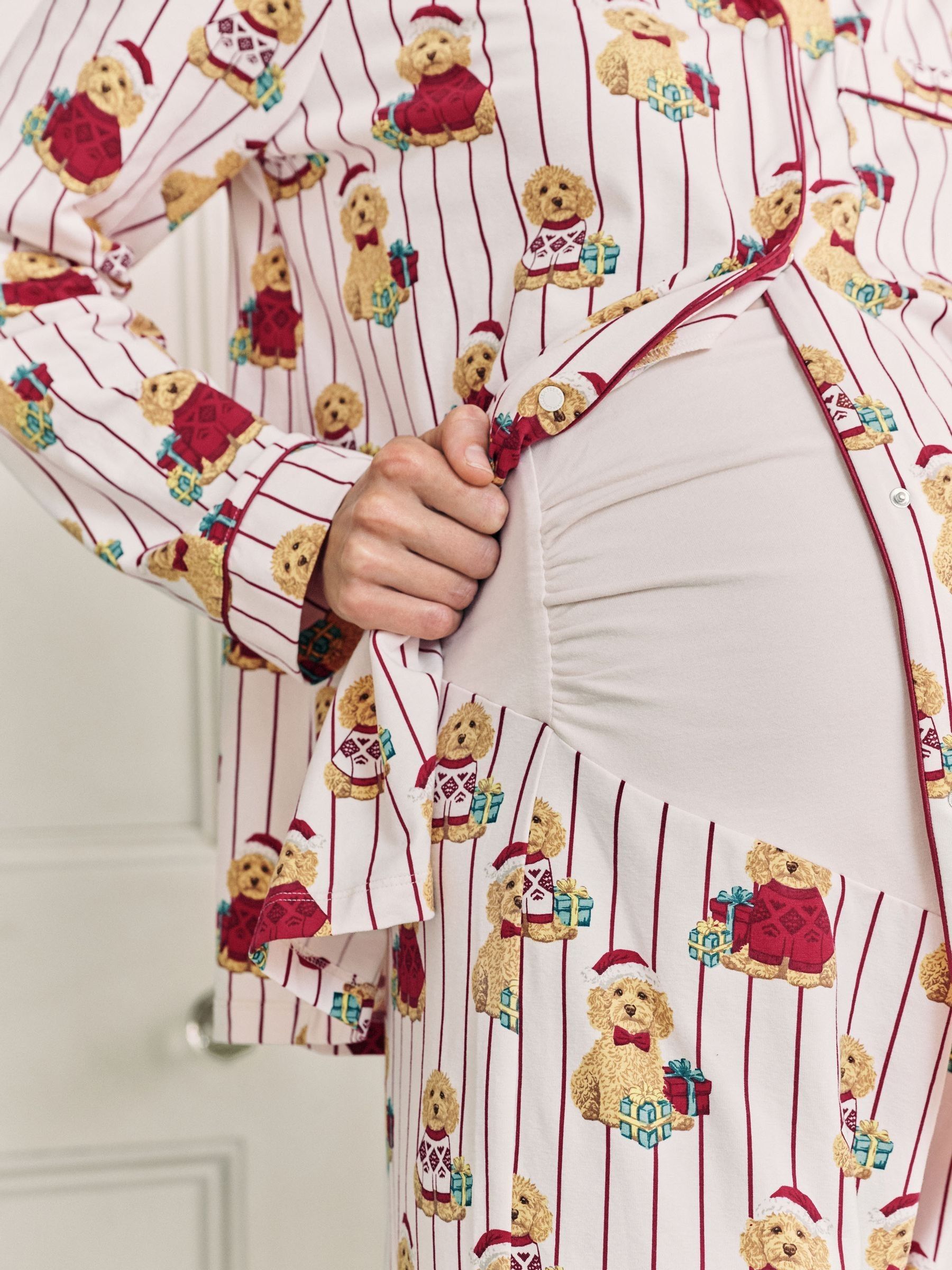 Buy Chelsea Peers Off White Maternity Cotton Chip the Christmas ...