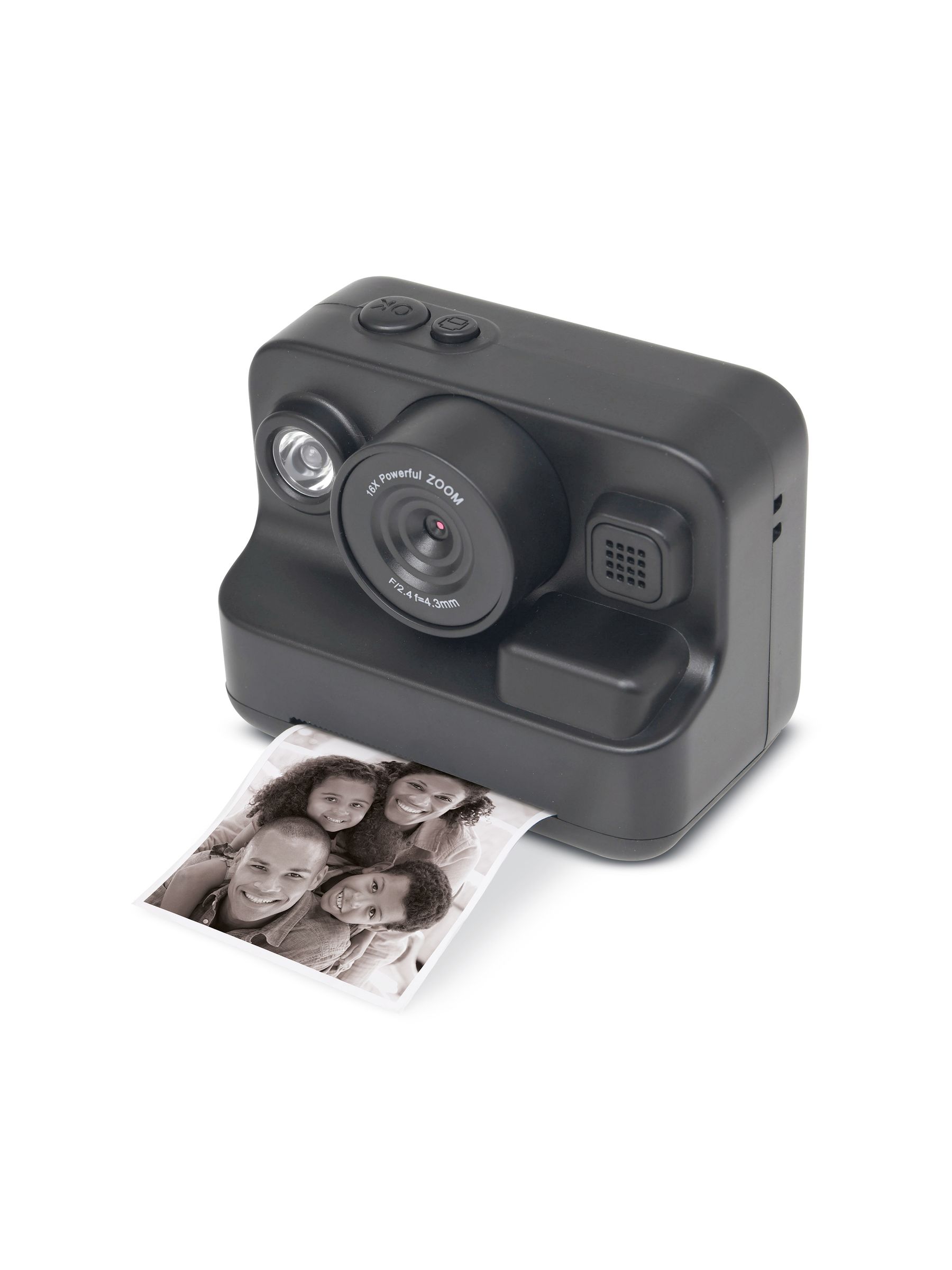 Buy MenKind Black RED5 Thermal Instant Camera Fun Black and White ...