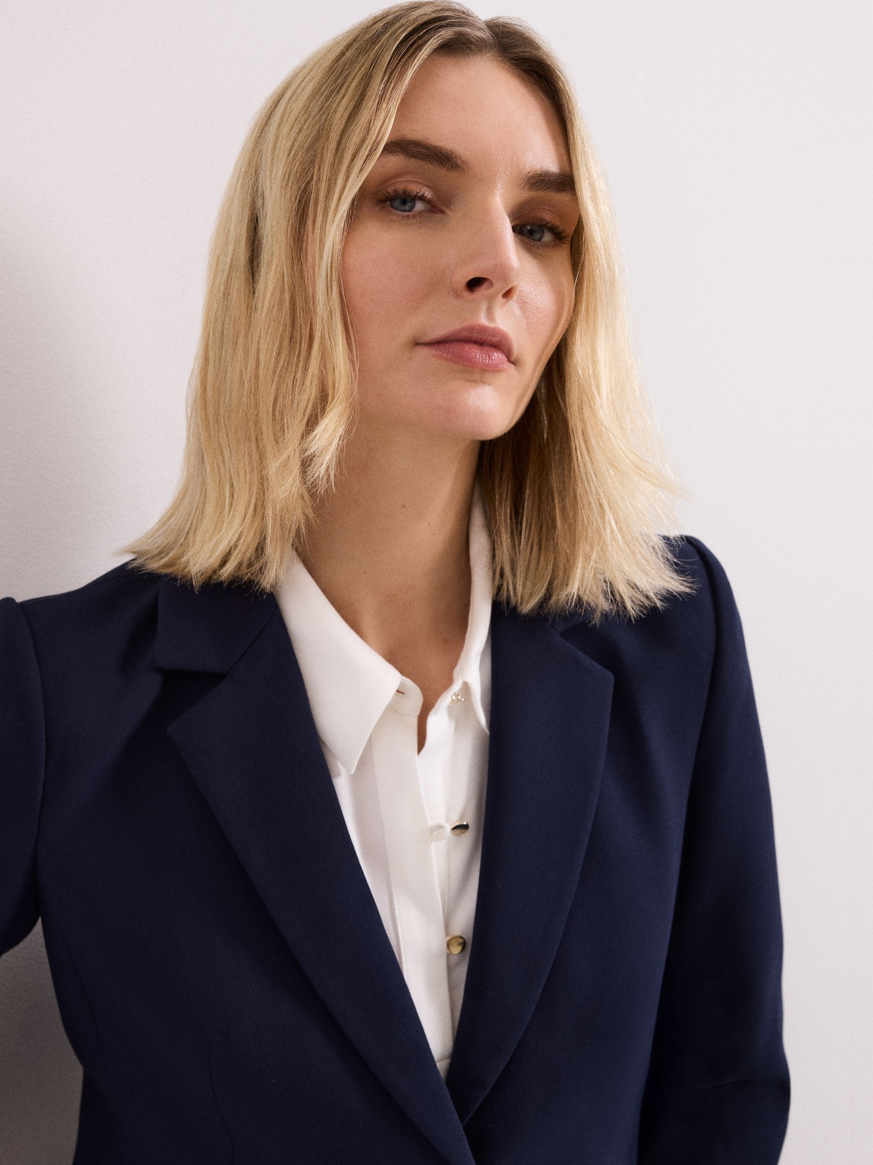 Buy Phase Eight Blue Aubrie Fitted Blazer from the Next UK online shop