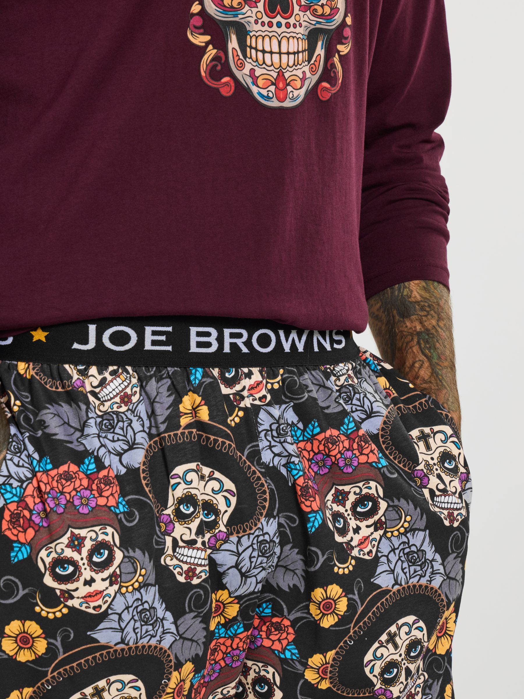 Buy Joe Browns Mens Skull Pyjamas Set from Next Netherlands