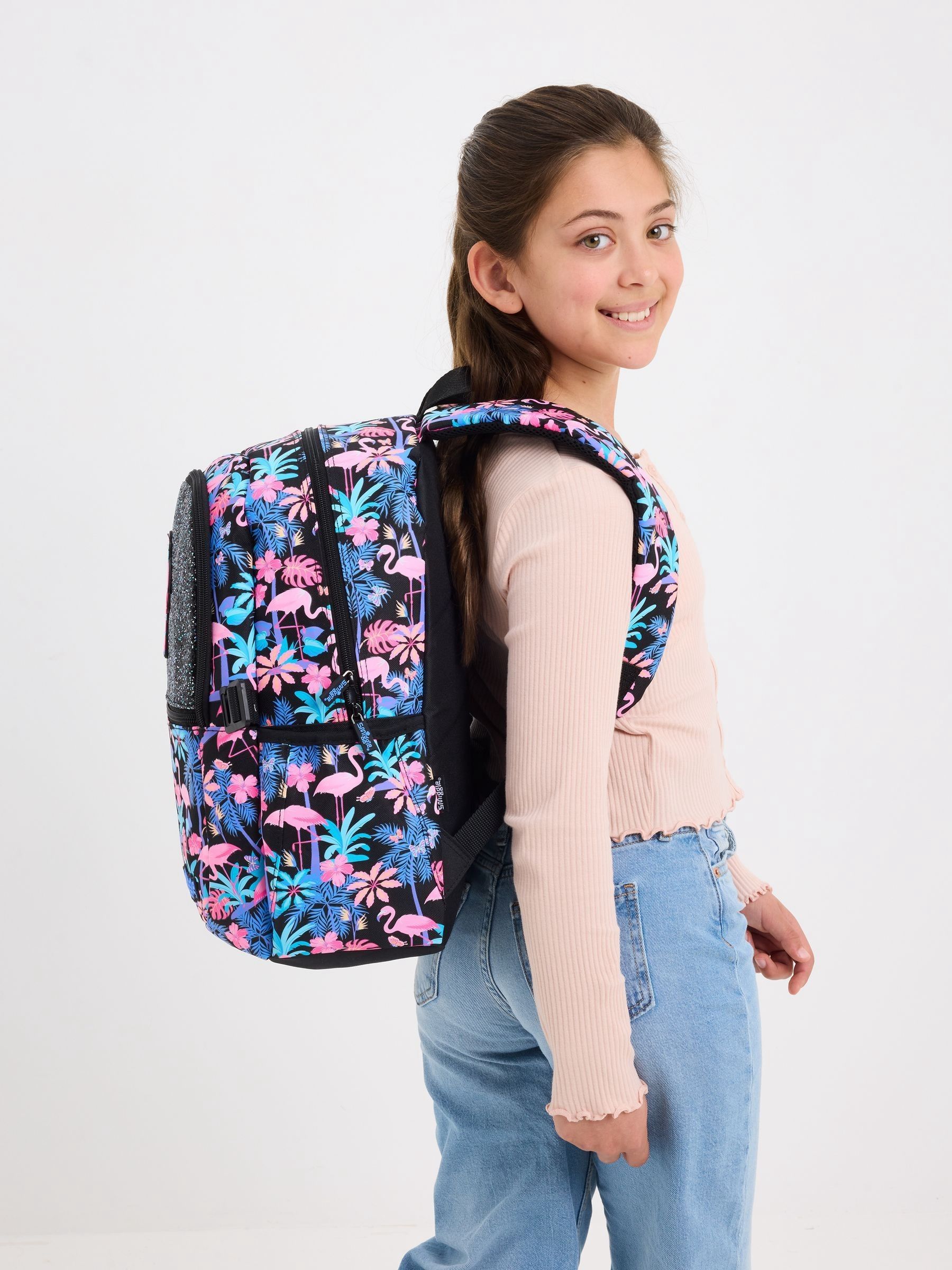 Buy Smiggle Black All Stars Classic Attach Backpack from Next India