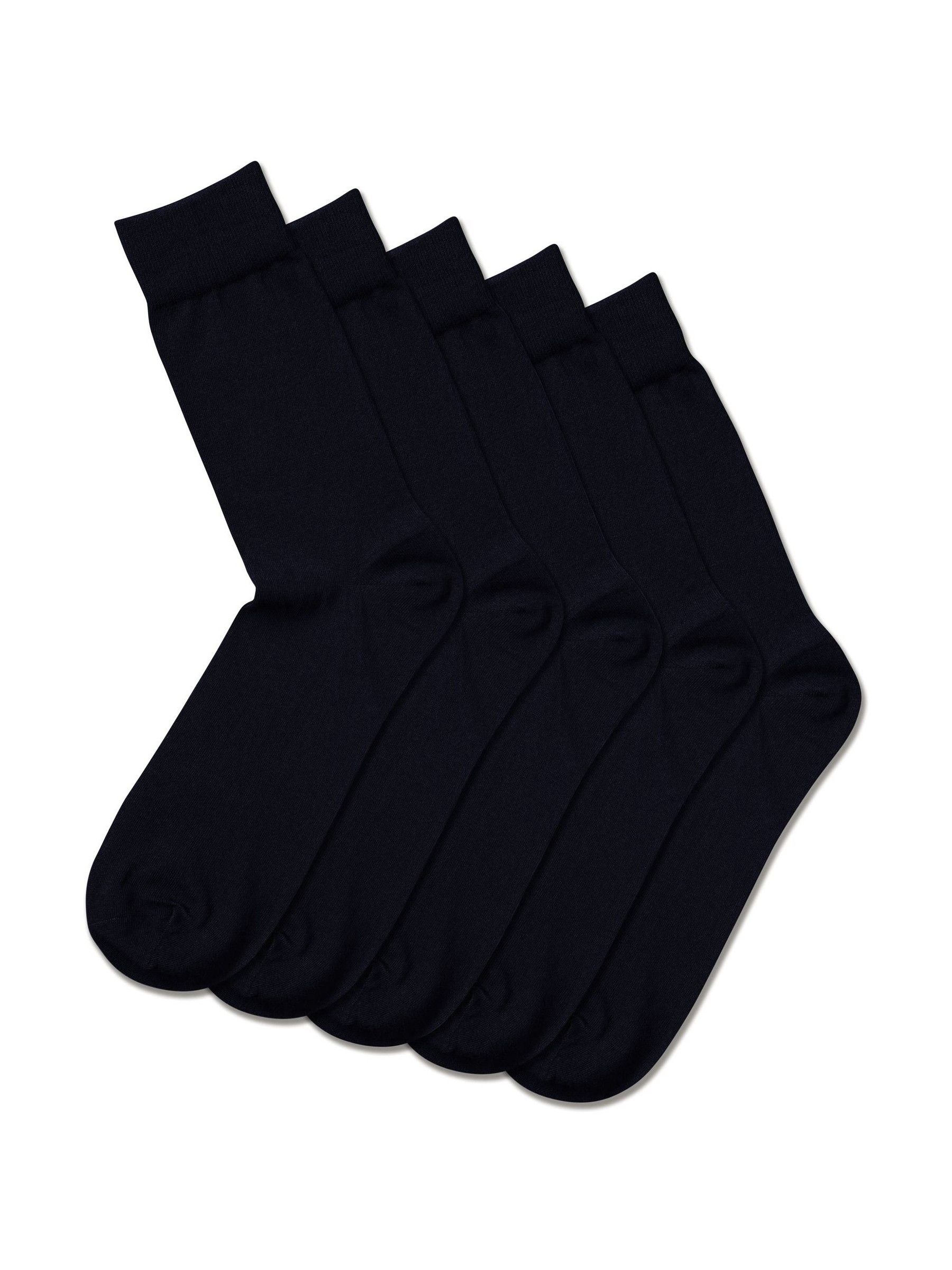 Buy Charles Tyrwhitt Blue Cotton Rich Socks 5 Pack from Next Hong Kong