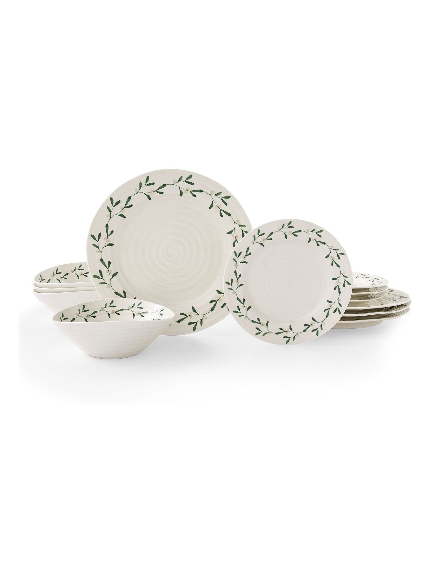 Buy Sophie Conran 12 Piece White Mistletoe Dinner Set from the Next UK ...