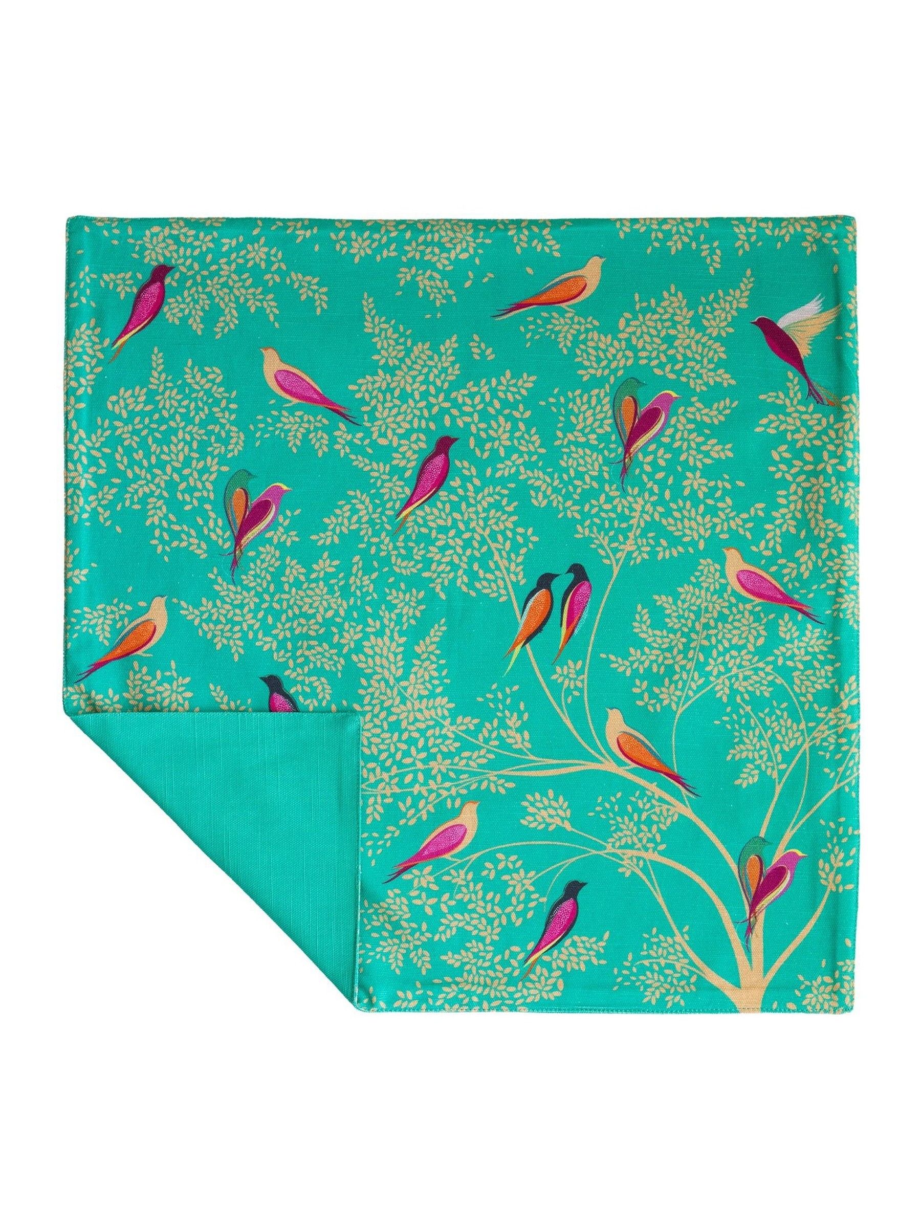 Buy Sara Miller Set of 4 Green Chelsea Birds Napkins from Next Ireland