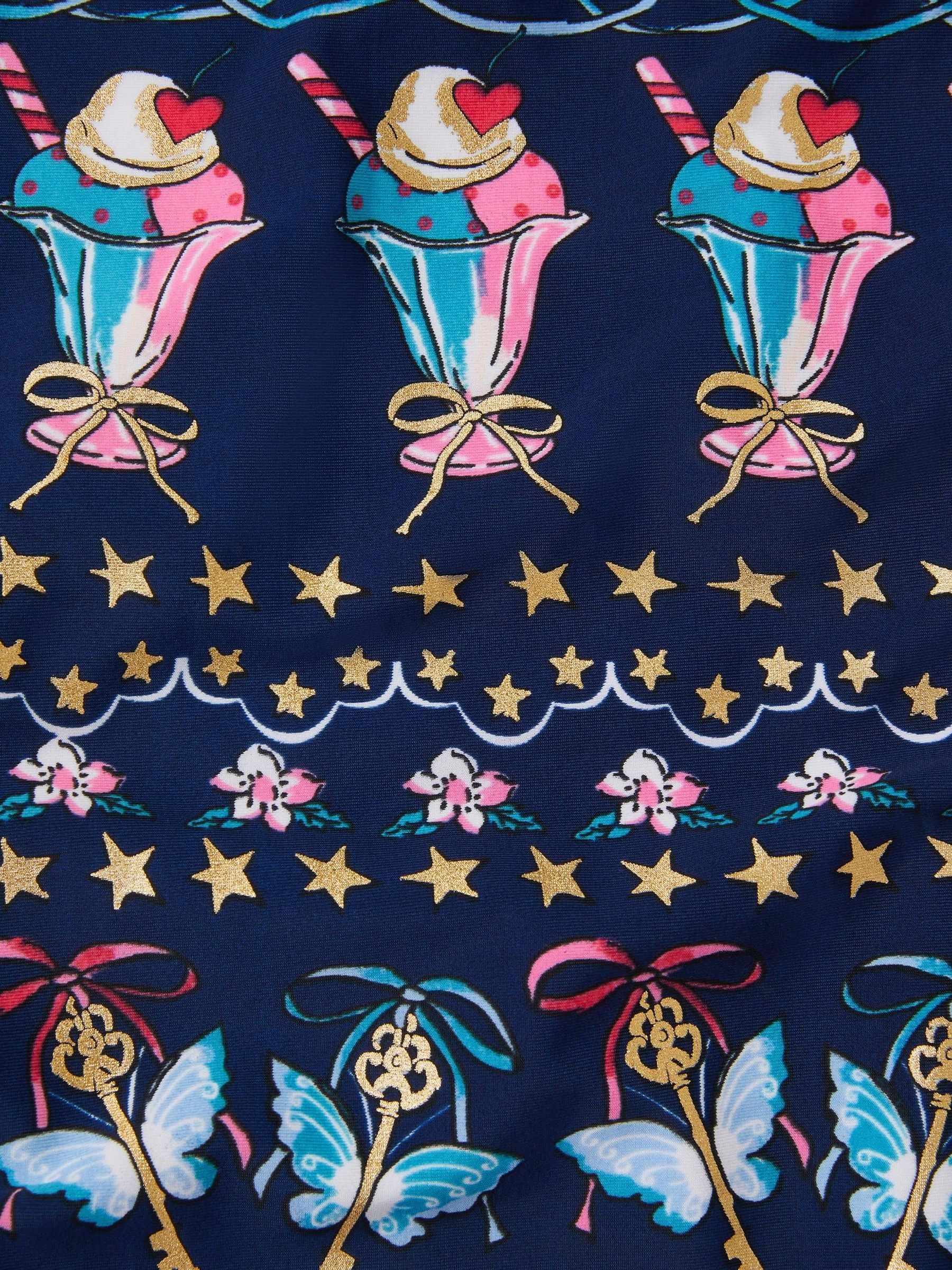 Buy Monsoon Blue Ice Cream Print Swimsuit from Next Netherlands