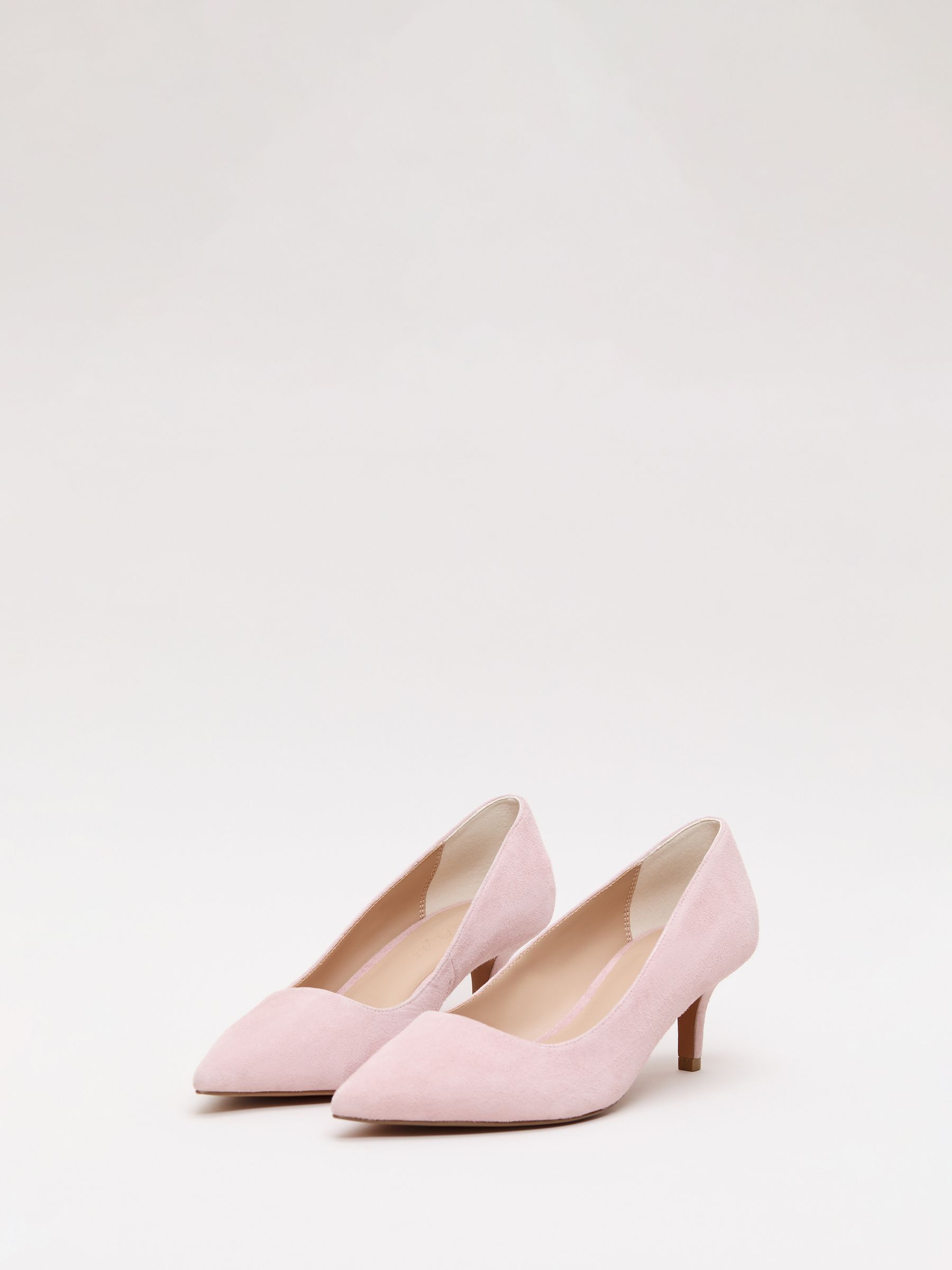 Buy Phase Eight Pink Suede Court Shoes from the Next UK online shop